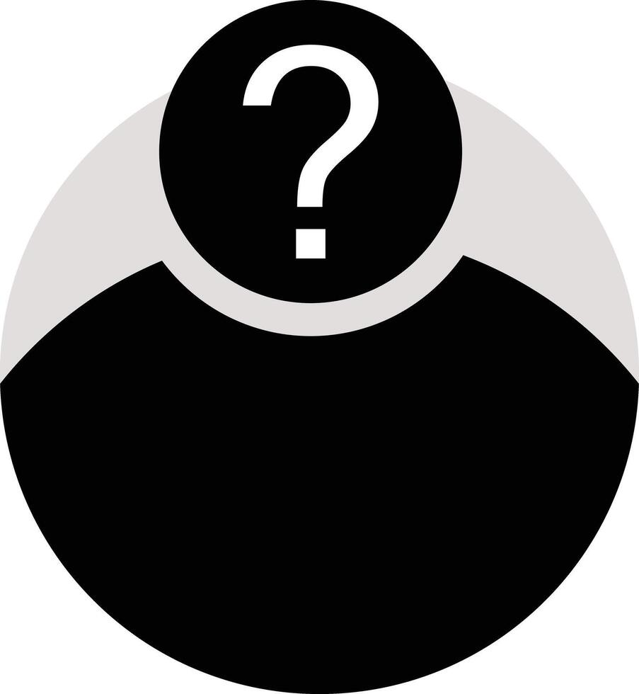 Unknown person icon. Unknown person with hidden sign. Anonymous character symbol. flat style ...