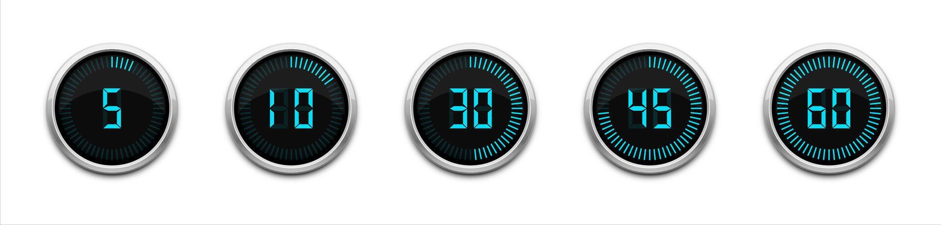 Digital Timer Display 58233088 Vector Art at Vecteezy
