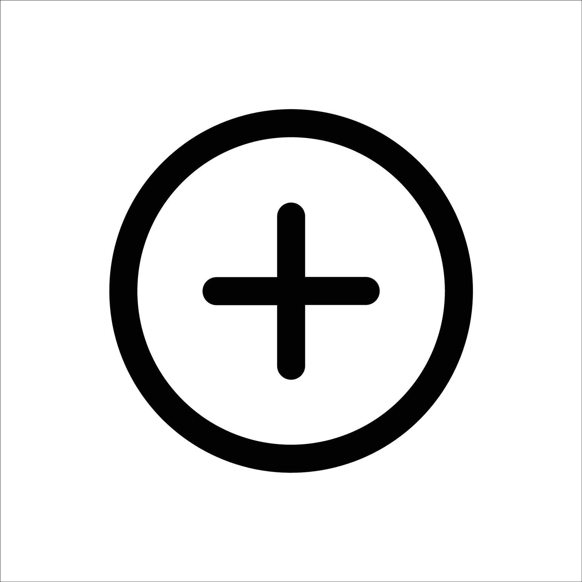 Add Circle Icon - Plus Sign Button 58235272 Vector Art at Vecteezy