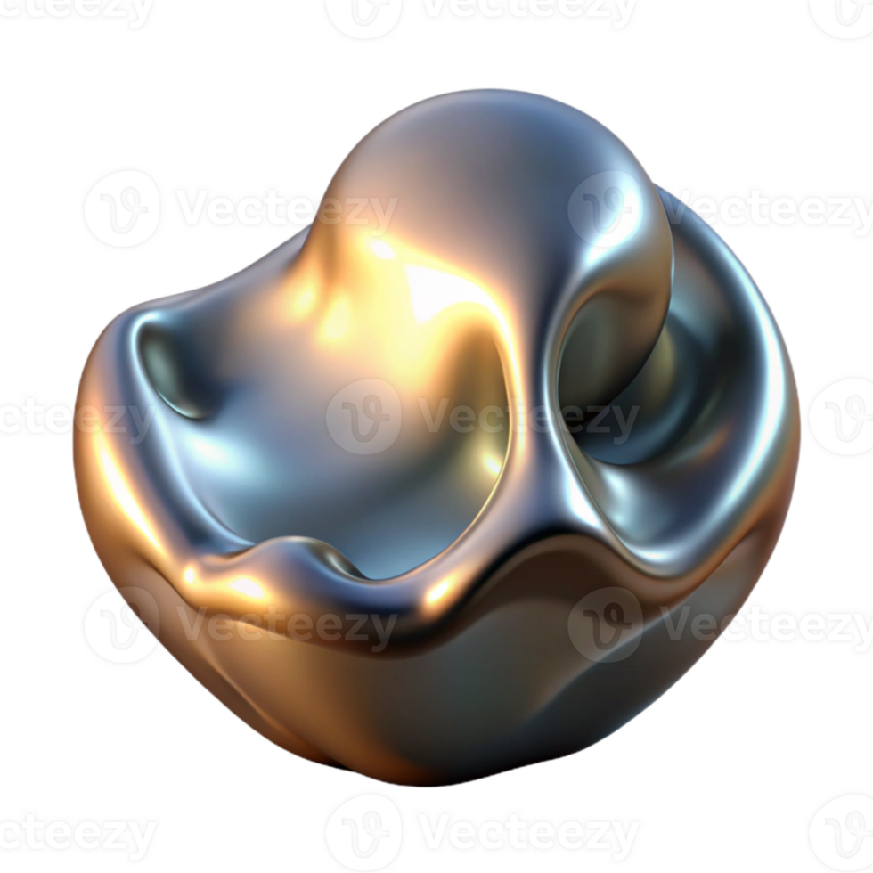 Magnificent Classic A Liquid Mercury Sculpture Morphing Into Abstract Shapes Lit By A Single