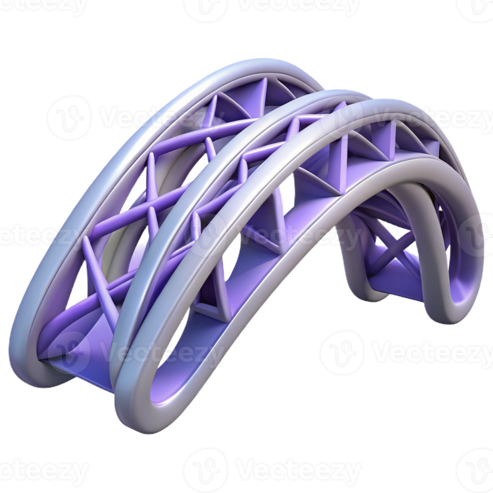 wonderful artistic Parametric bridge design, flowing curves, intricate geometry, futuristic ...