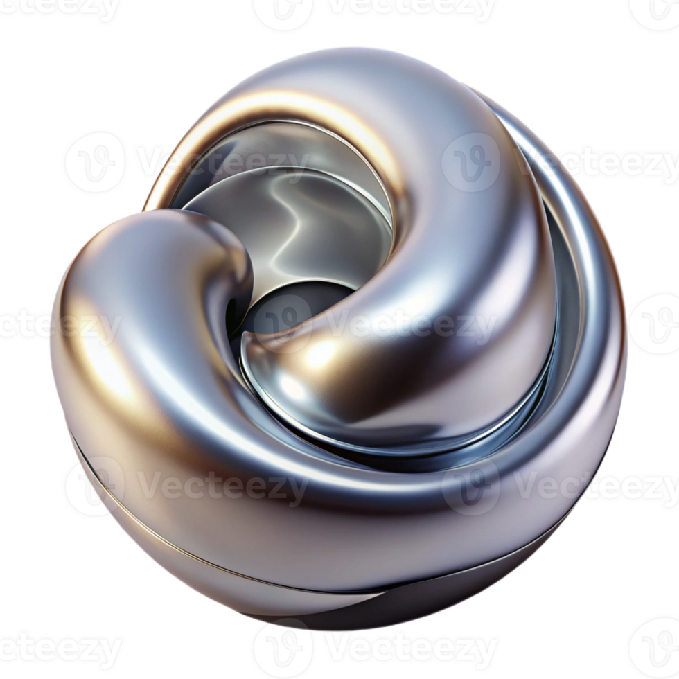 Stunning Creative Fluid Metallic Shapes Resembling Liquid Mercury Morphing And Swirling