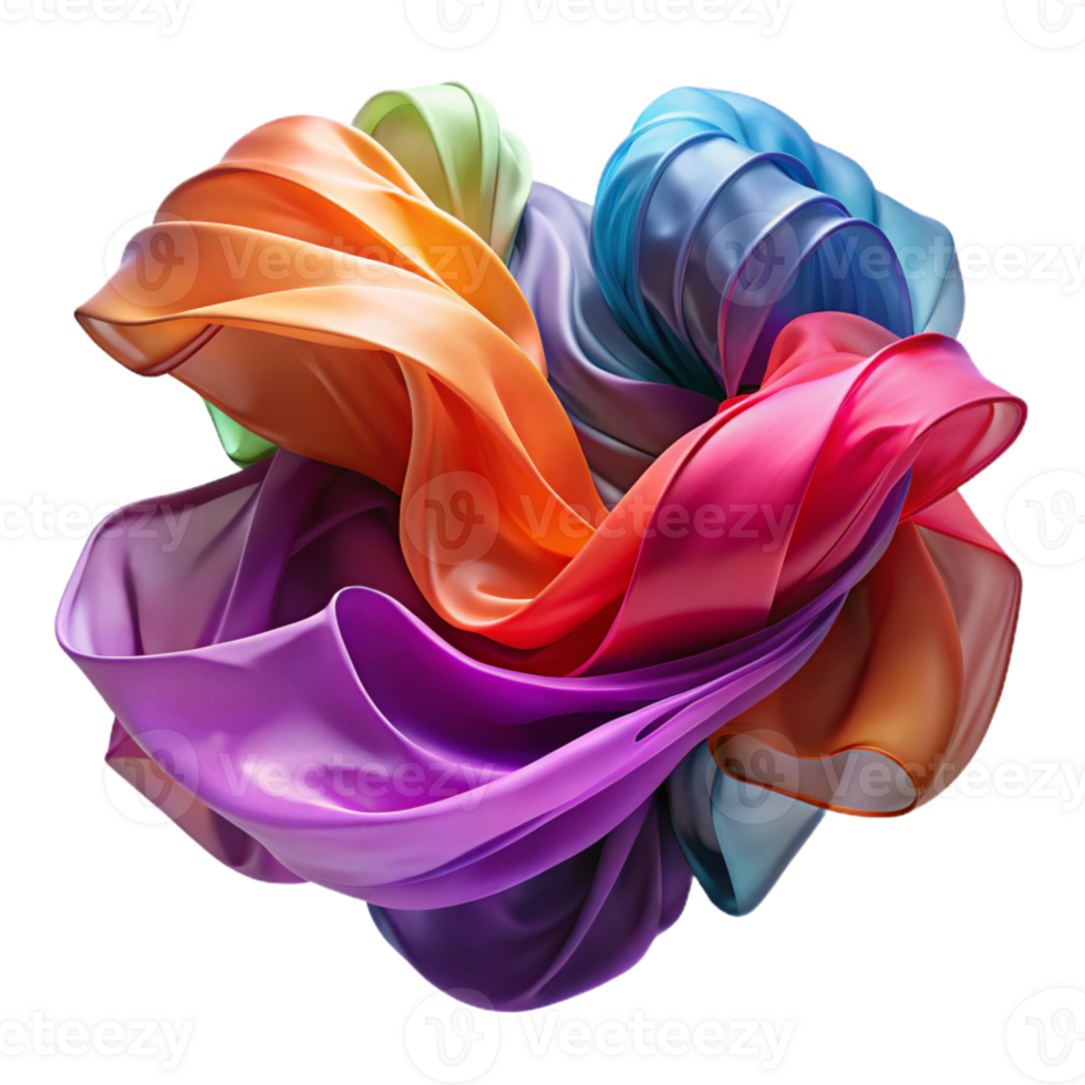 Extraordinary Minimalist A Dynamic Composition Of Overlapping Translucent Fabrics Rendered In