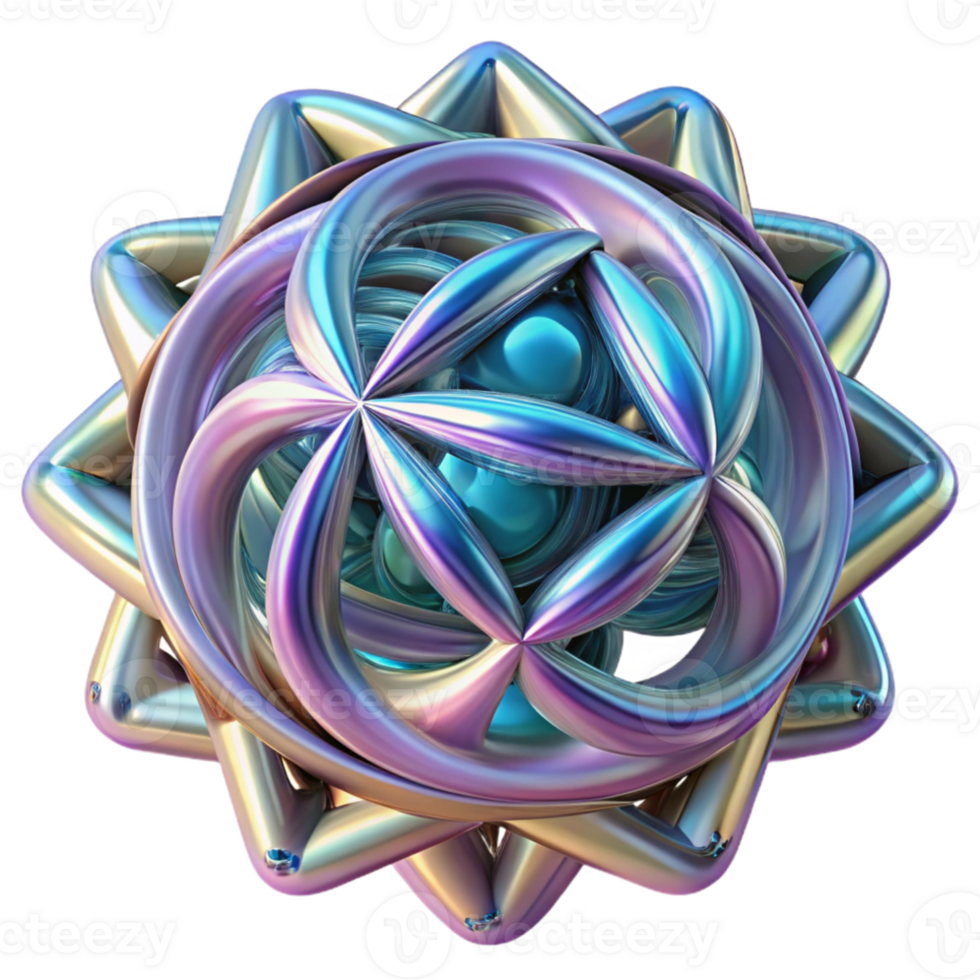 Dramatic Artistic A Complex Three Dimensional Fractal Structure Rotating And Evolving In Space