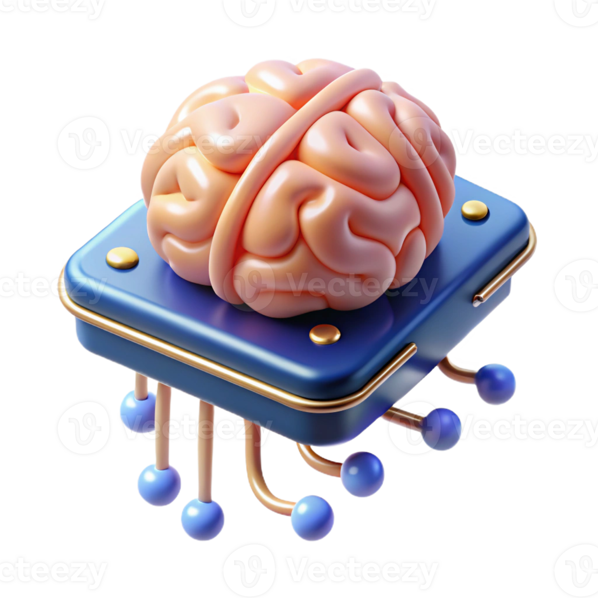 Extraordinary Modern A Brain Computer Interface Visualized By Glowing Neural Connections Between
