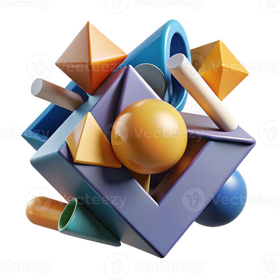 Stunning Minimalist A Dynamic Composition Of Intersecting Planes And Geometric Shapes With A