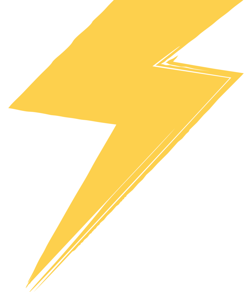 thunderbolt geometric shape 58273142 PNG