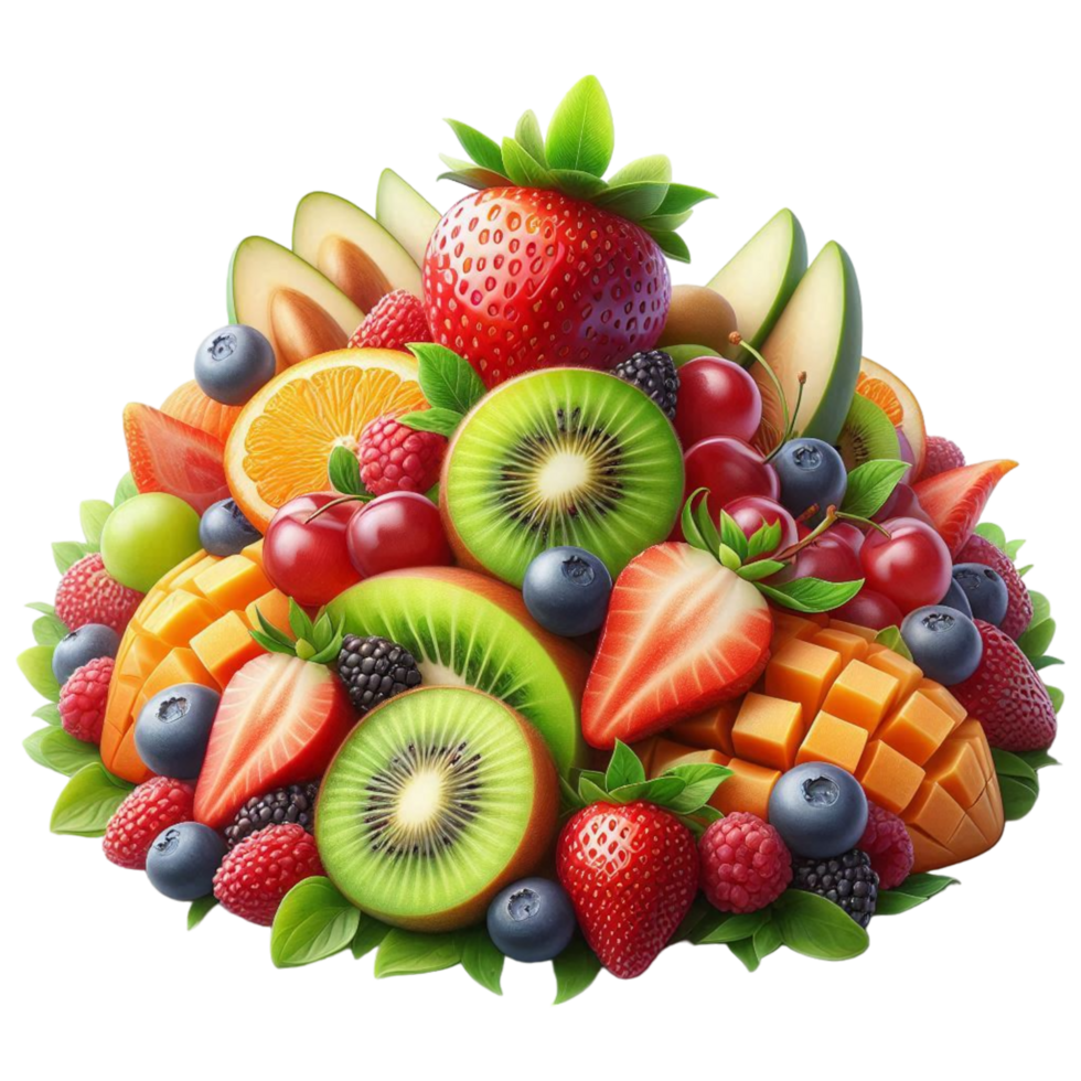 Fresh Cut Fruit Bowl 58301210 PNG