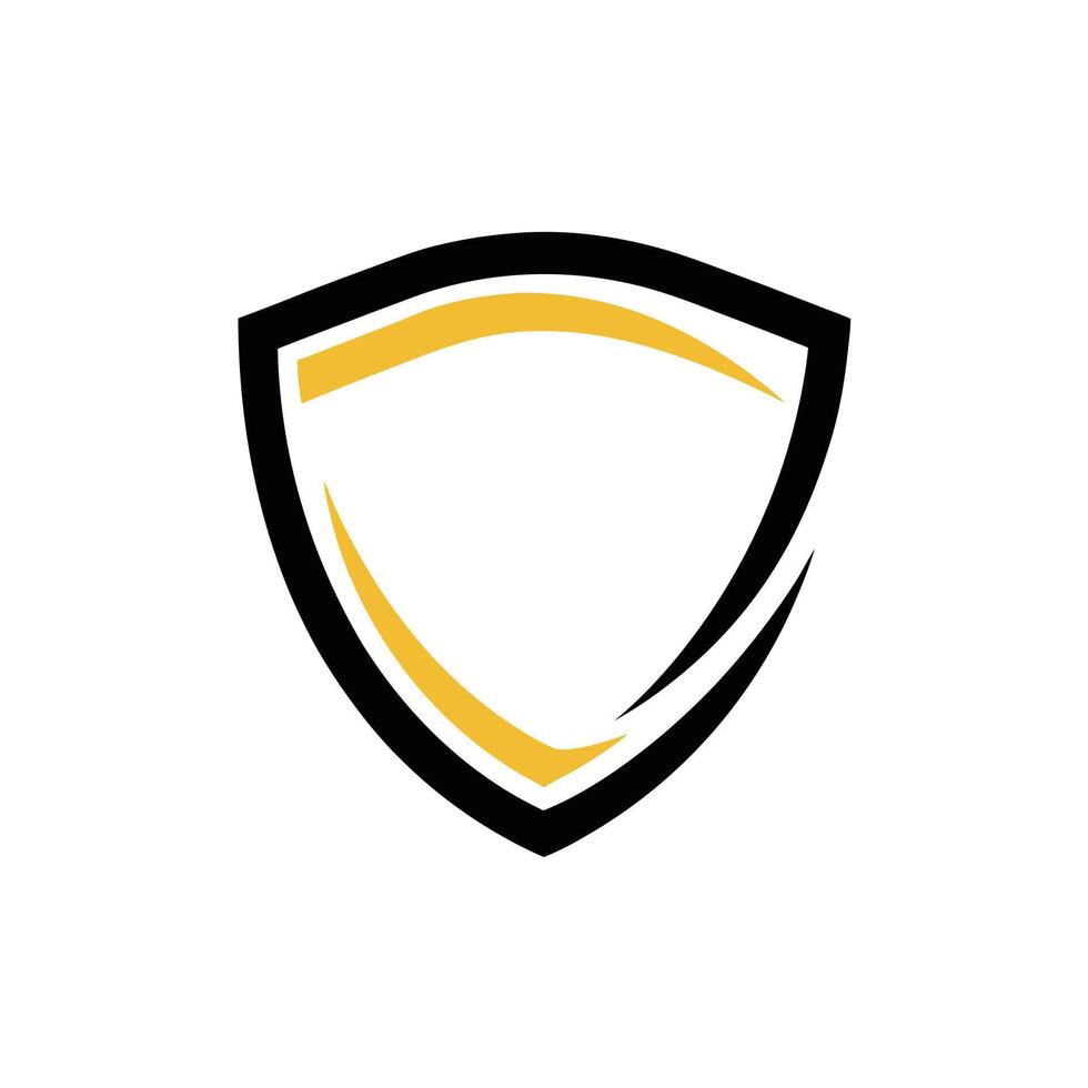 Sleek Security Shield Emblem Modern Black and Gold Logo 58327441 Vector Art at Vecteezy