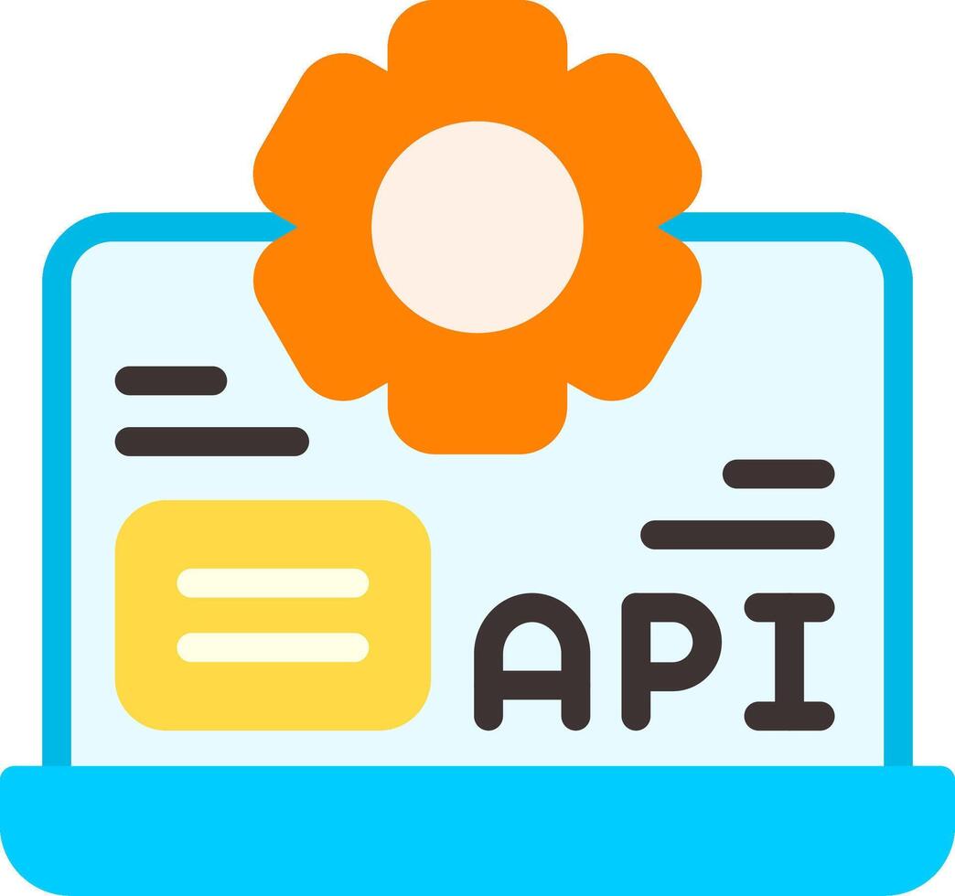 API Flat Element Style 58356436 Vector Art at Vecteezy