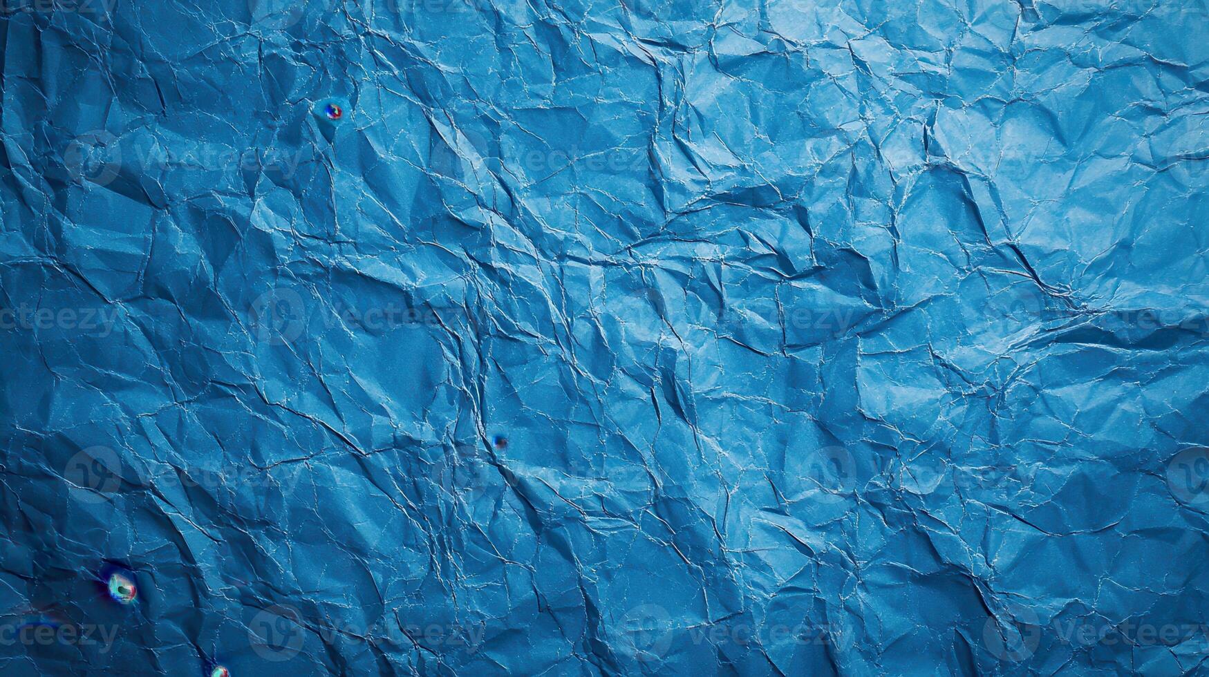 Crumpled blue paper background with water droplets 58407551 Stock Photo ...
