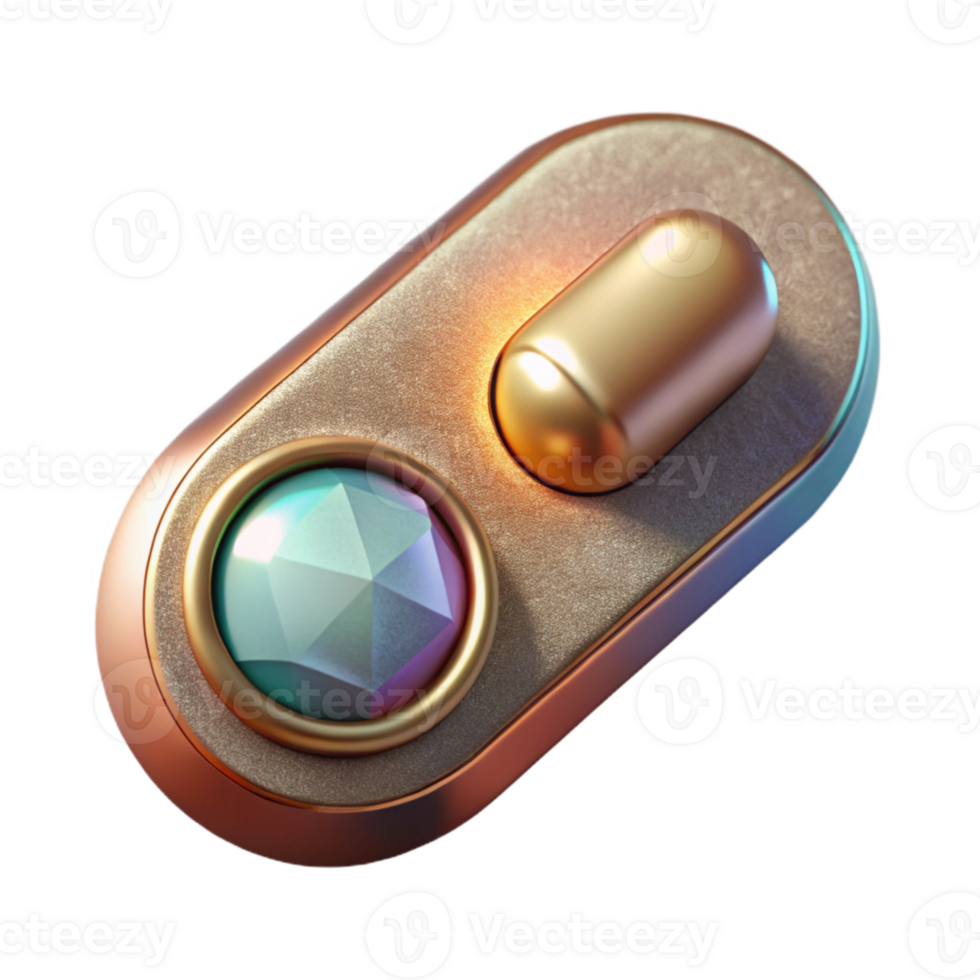 magnificent modern Sleek Toggle Switch Ui Element Transparent for App ...