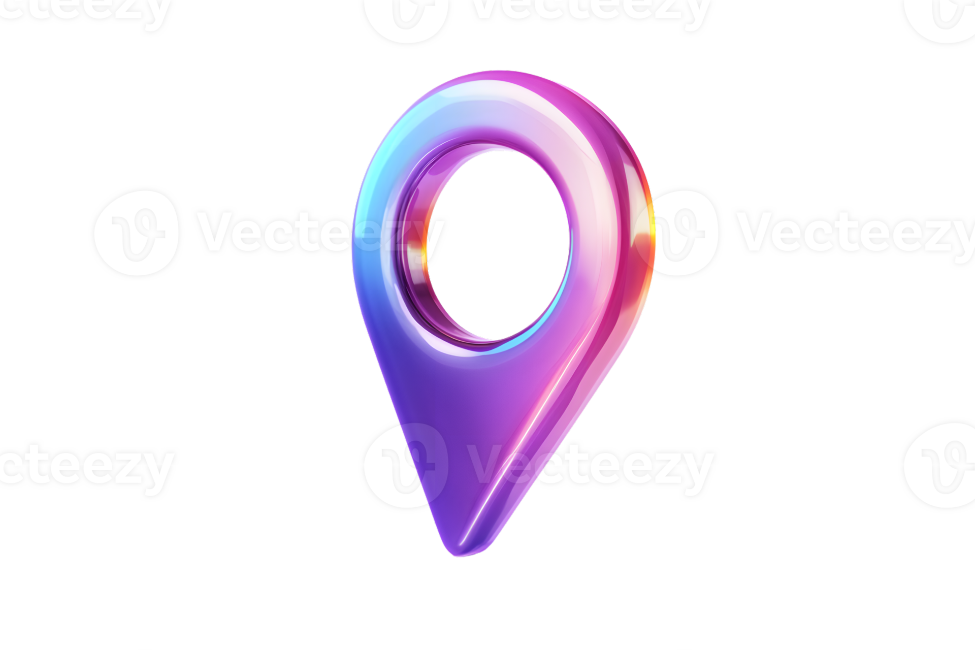 Vibrant Gradient Location Pin Icon for Maps and Navigation Design ...