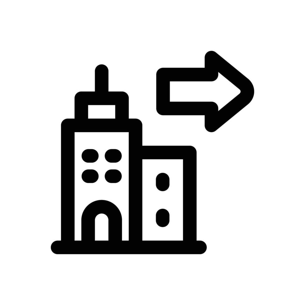 Infrastructure Development Line Icon Clean And Minimalist Icon For Websites Mobile Apps