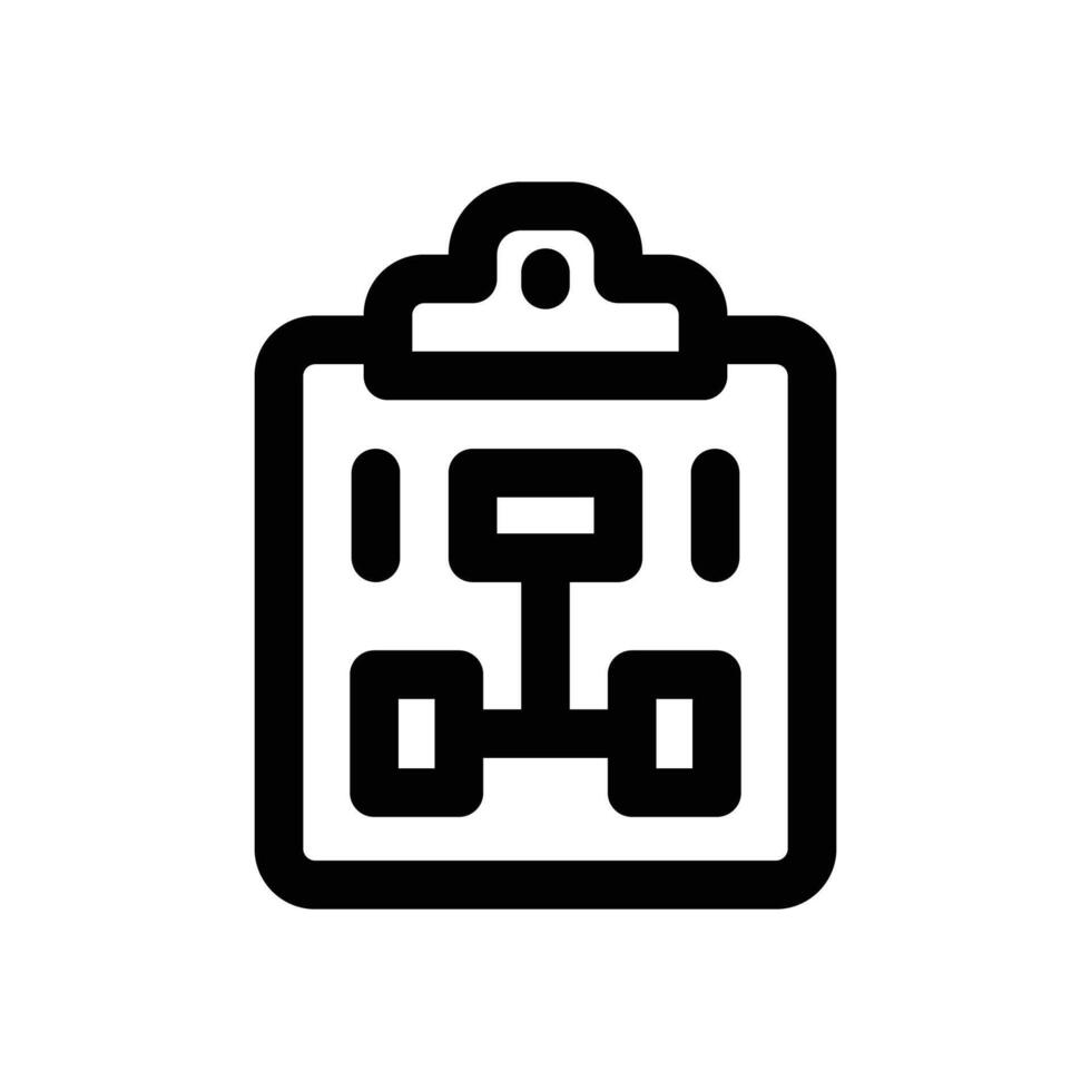 Clipboard Line Icon Clean And Minimalist Icon For Websites Mobile