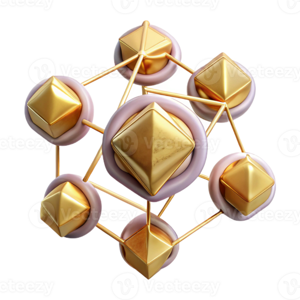 dramatic vintage Blockchain Network Nodes Transparent for ...