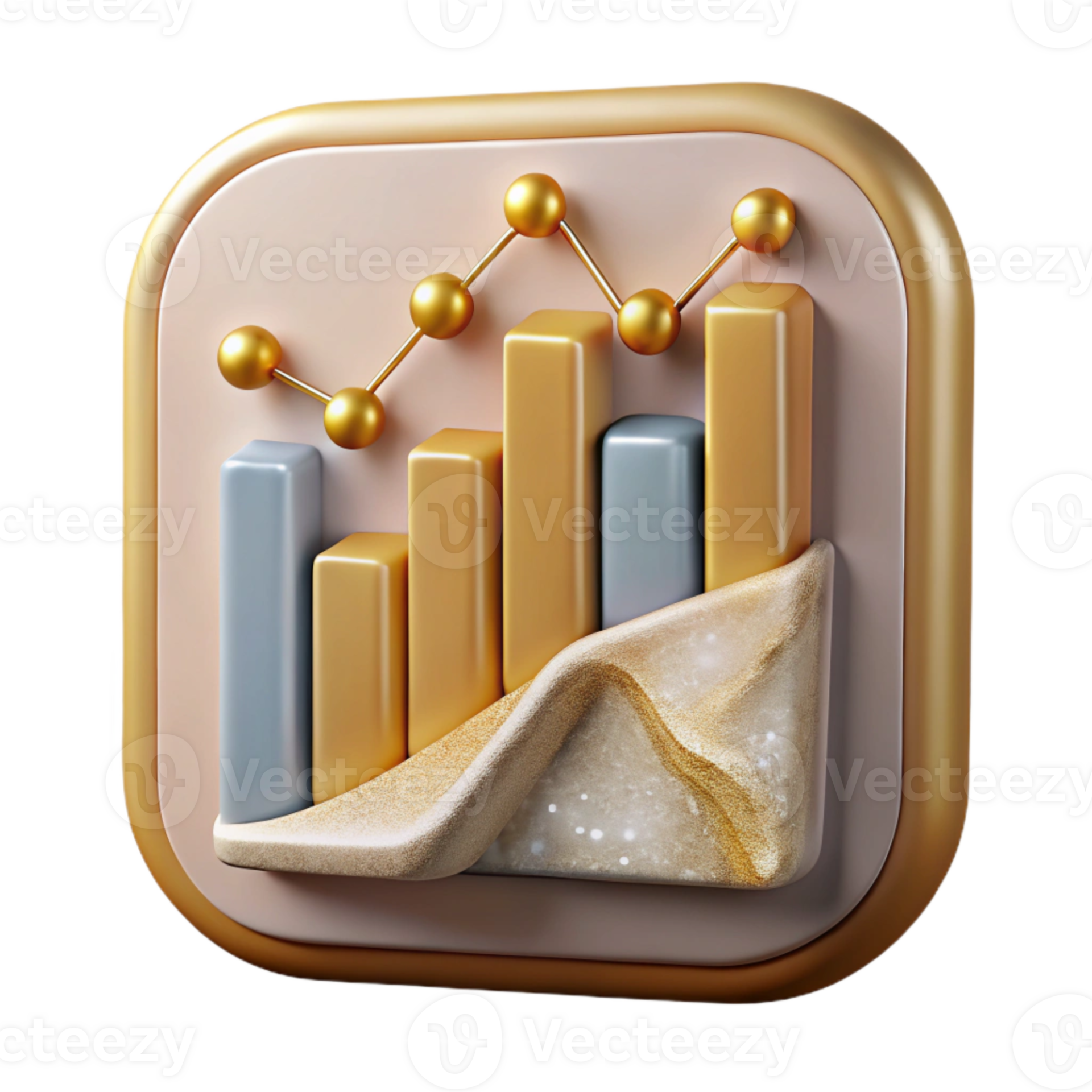 impressive modern Modern Graph Chart Icon Isolated for Data ...