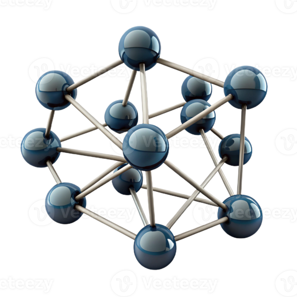 stunning modern A network of interconnected nodes, pulsating with data flow, forming a complex ...