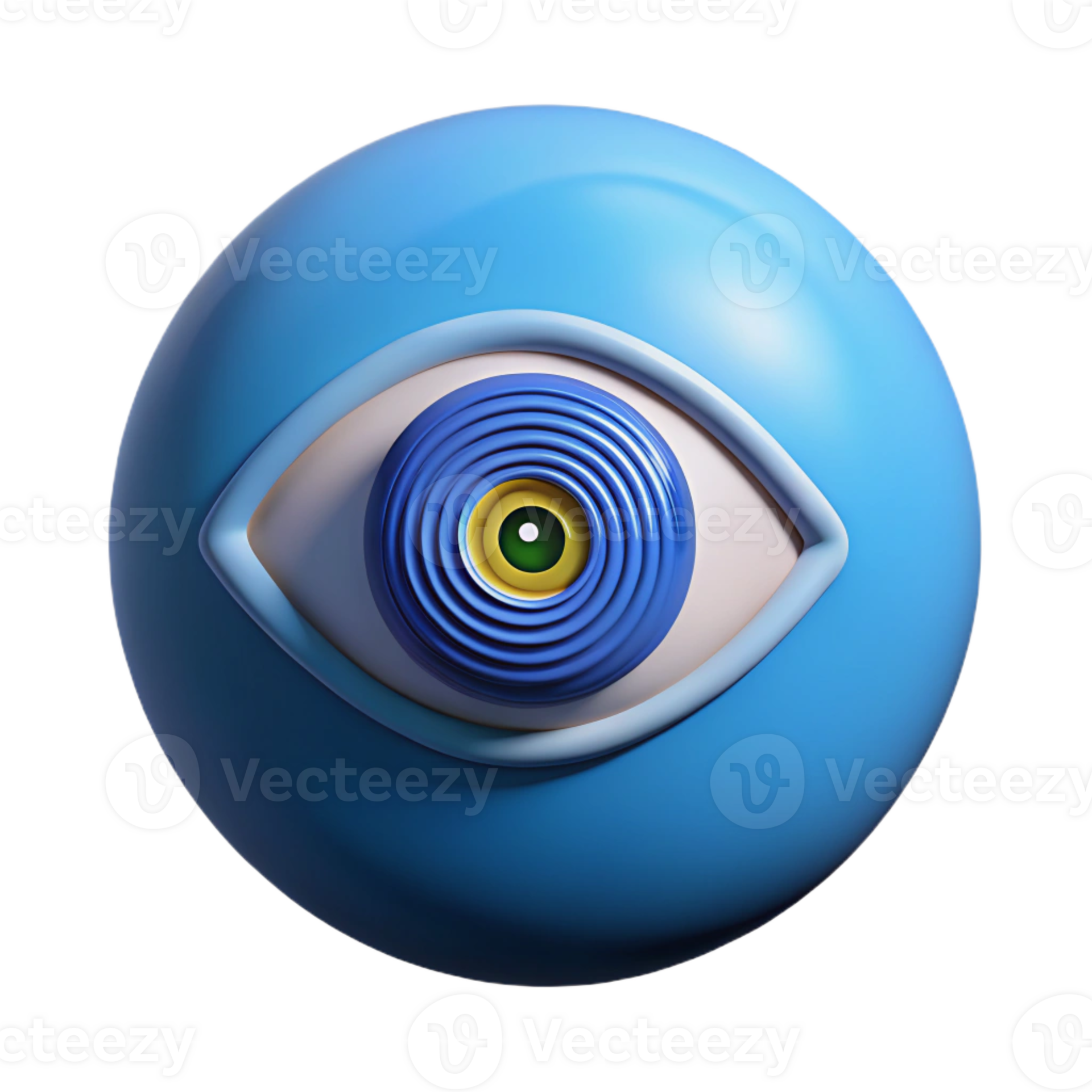 Dramatic Minimalist A Single Oversized Eye Scanning A Fingerprint Biometric Security Concept