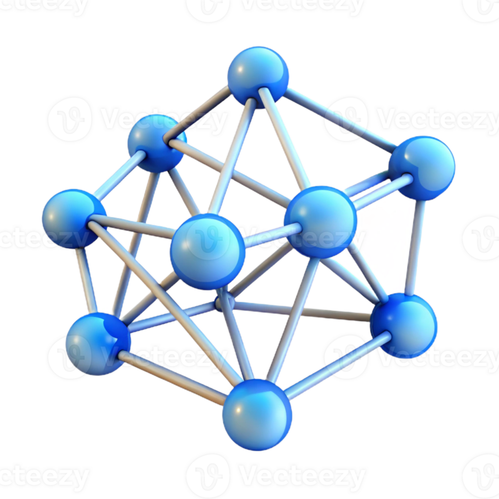 Serene Contemporary A Network Of Interconnected Nodes Glowing With