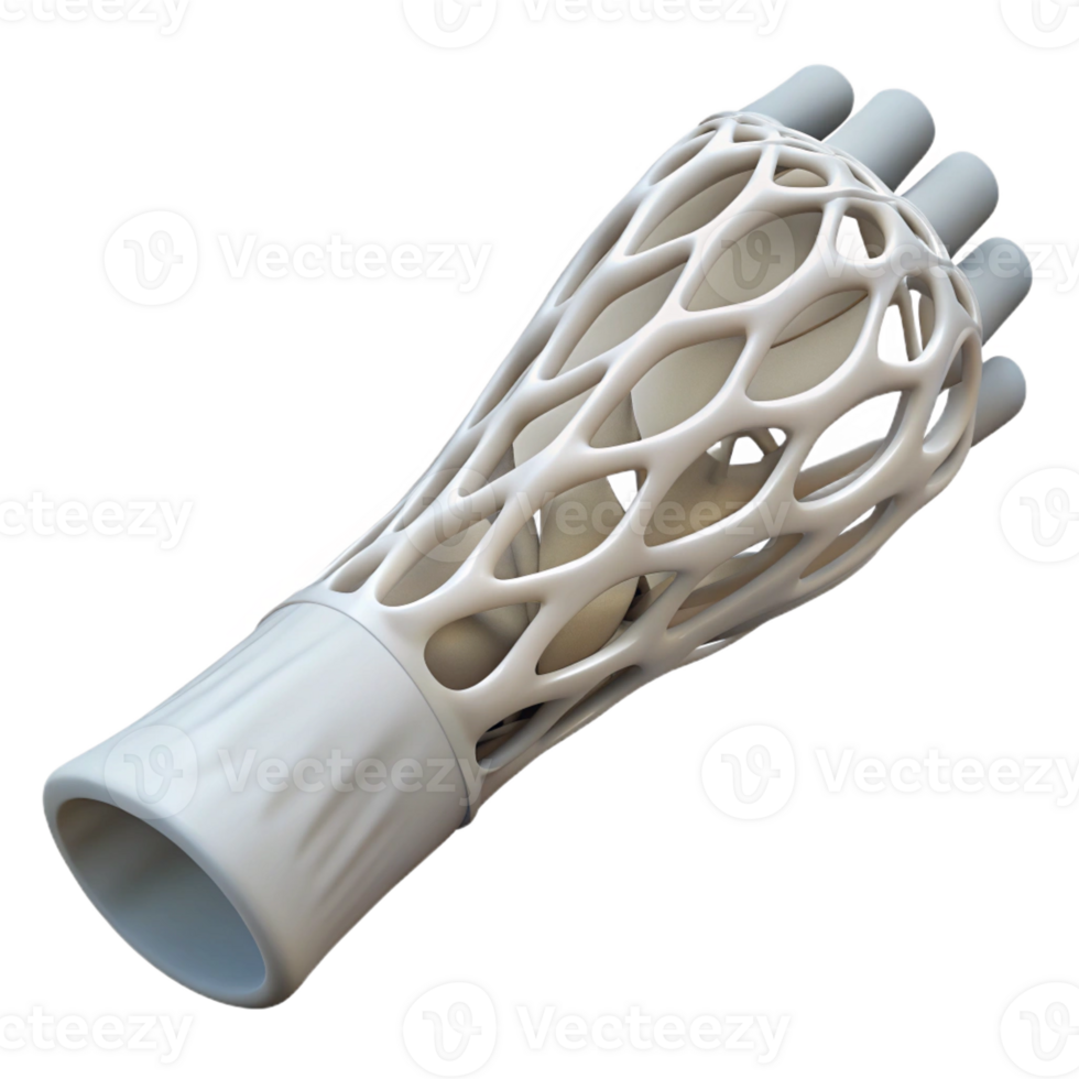 Stunning Abstract A 3d Printed Prosthetic Limb Intricate Lattice