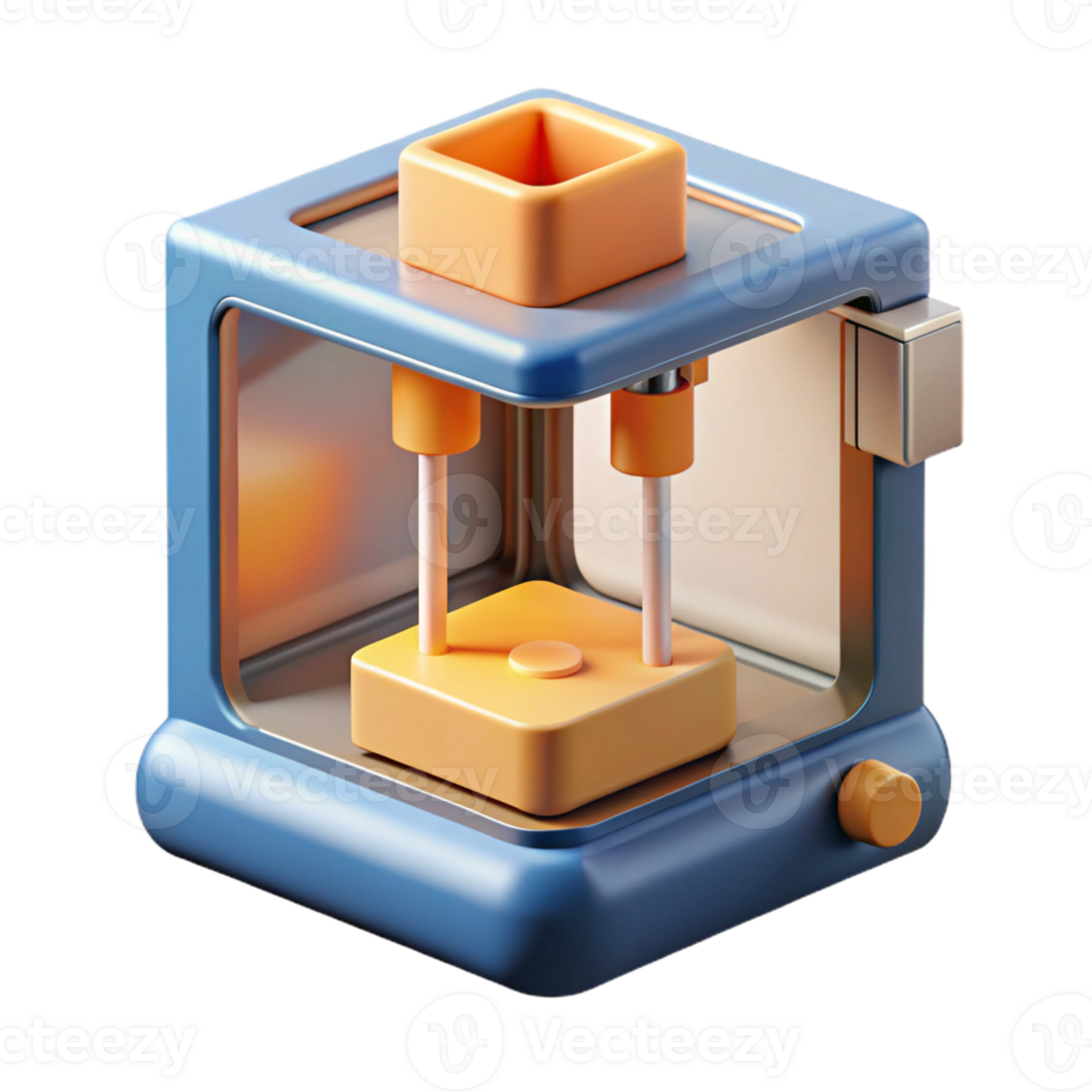 Magnificent Vintage A 3d Printer Creating A Complex Object Layer By Layer Industrial Lighting