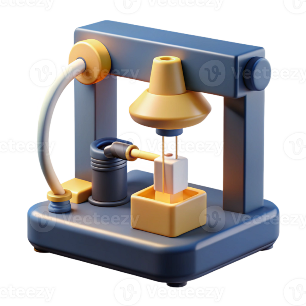 Elegant Classic A 3d Printer Creating A Complex Object Industrial