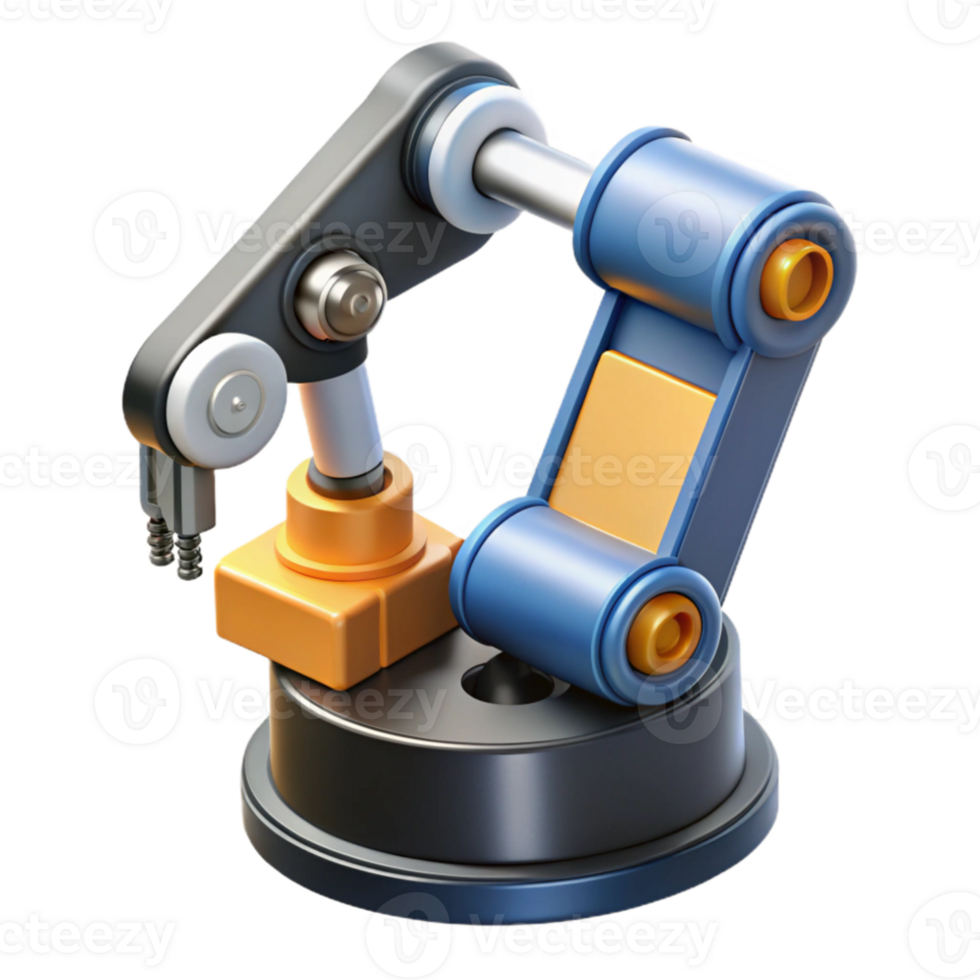 Extraordinary Abstract A Robotic Arm Assembling A Microchip Precise