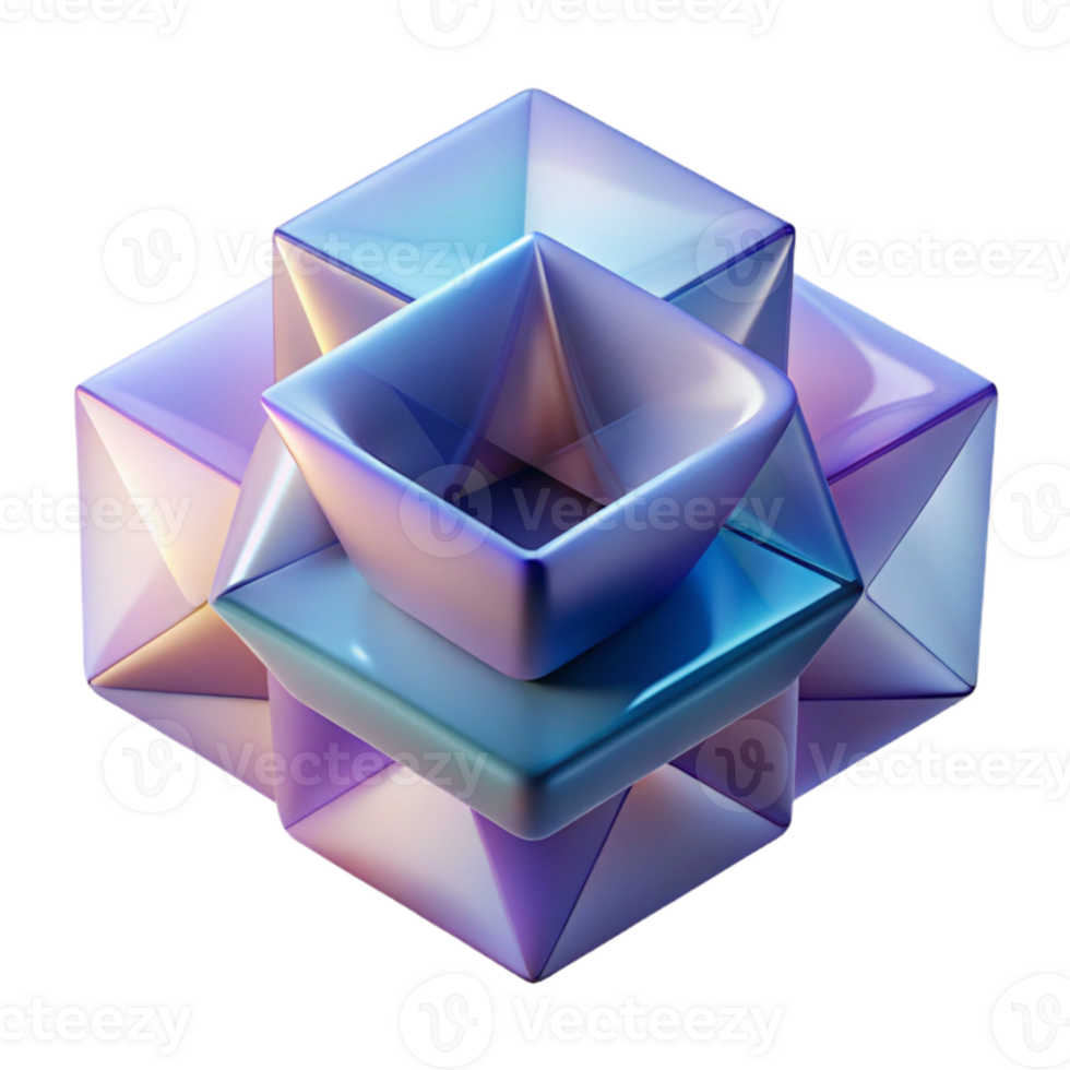 Extraordinary Creative A Series Of Overlapping Translucent Geometric Shapes Creating A Sense