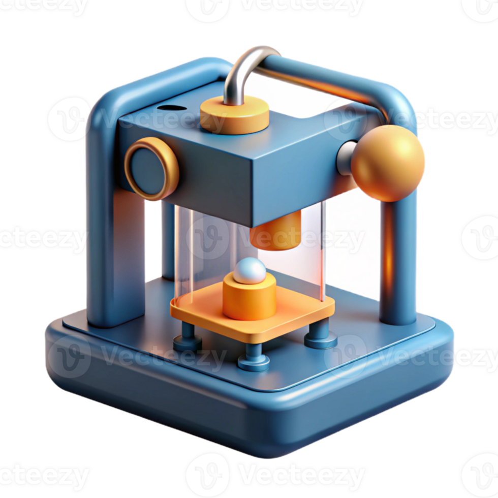 Stunning Modern A 3d Printer Creating A Complex Object Industrial Lighting Product Photography