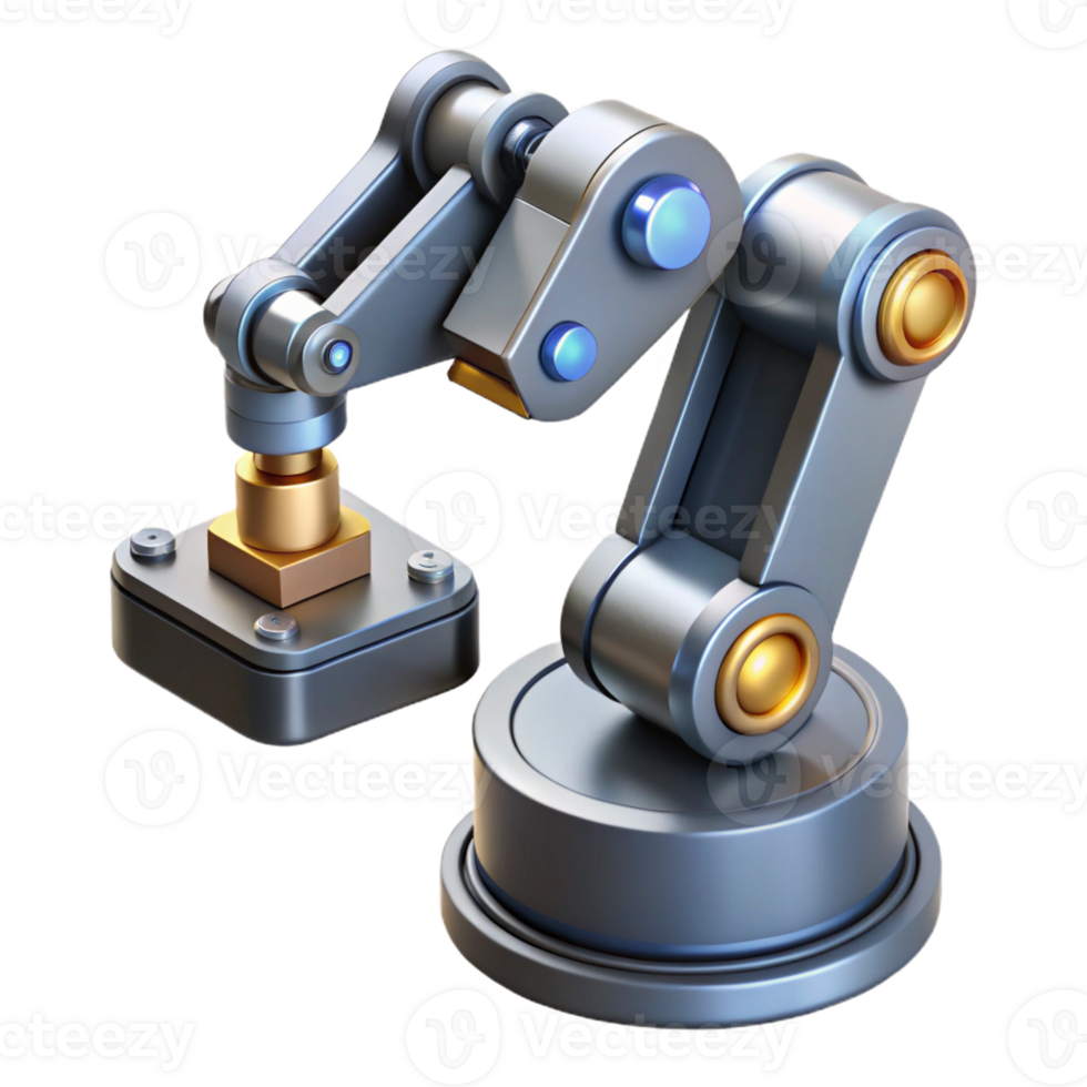 Extraordinary Rustic A Robotic Arm Assembling A Microchip Precise