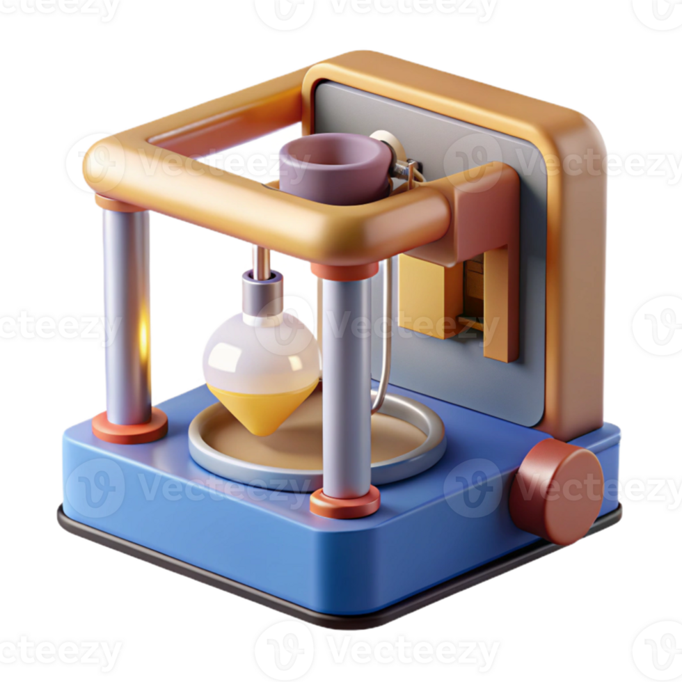 Magnificent Vintage A 3d Printer Creating A Complex Object Industrial Lighting Product