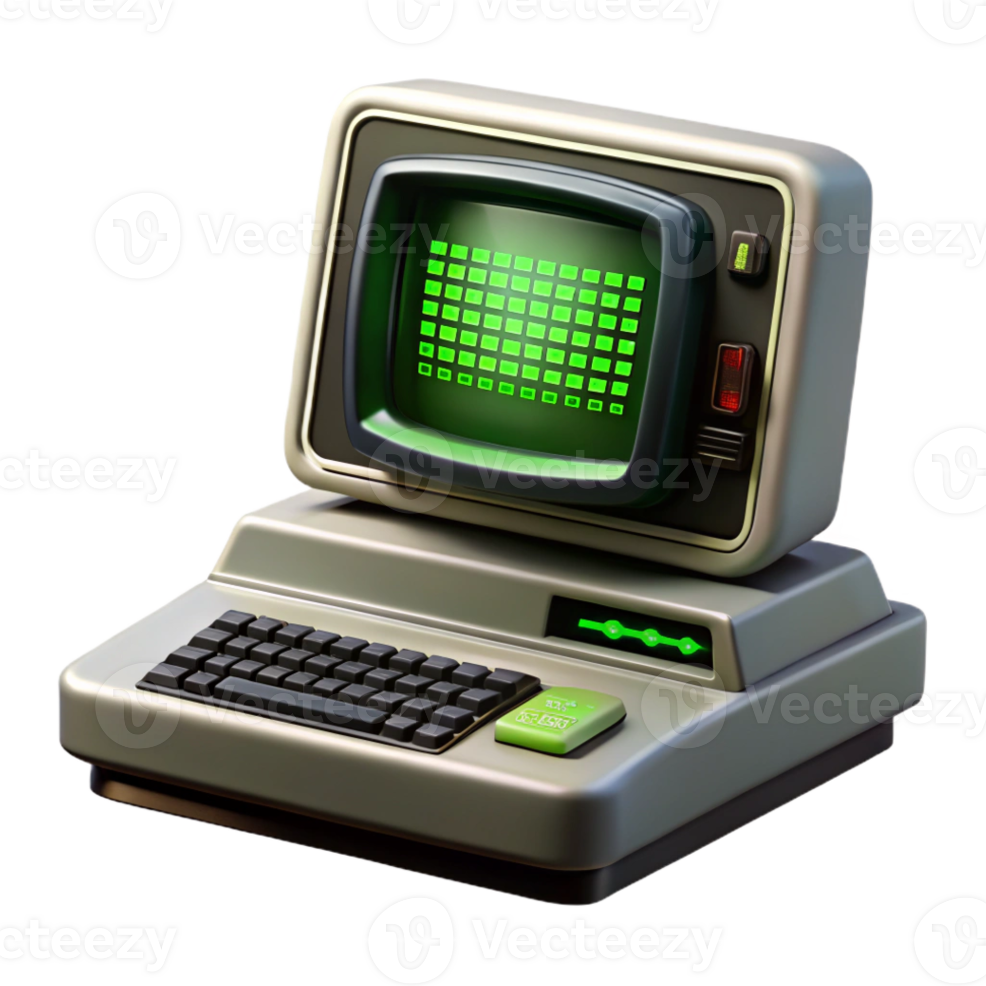 Stunning Modern A Vintage Computer Terminal Displaying Complex Algorithms Green Phosphor Text