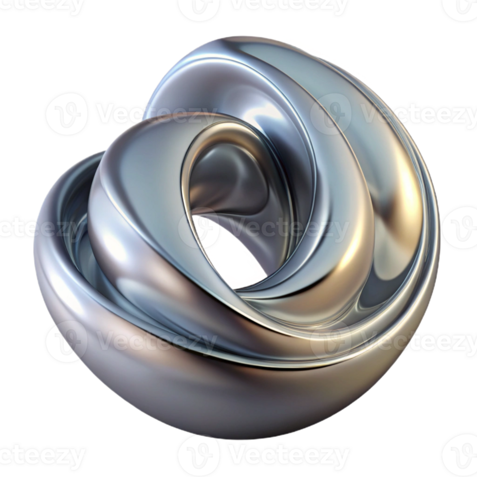 Beautiful Creative A Dynamic Flow Of Liquid Mercury Morphing And Twisting Illuminated By A