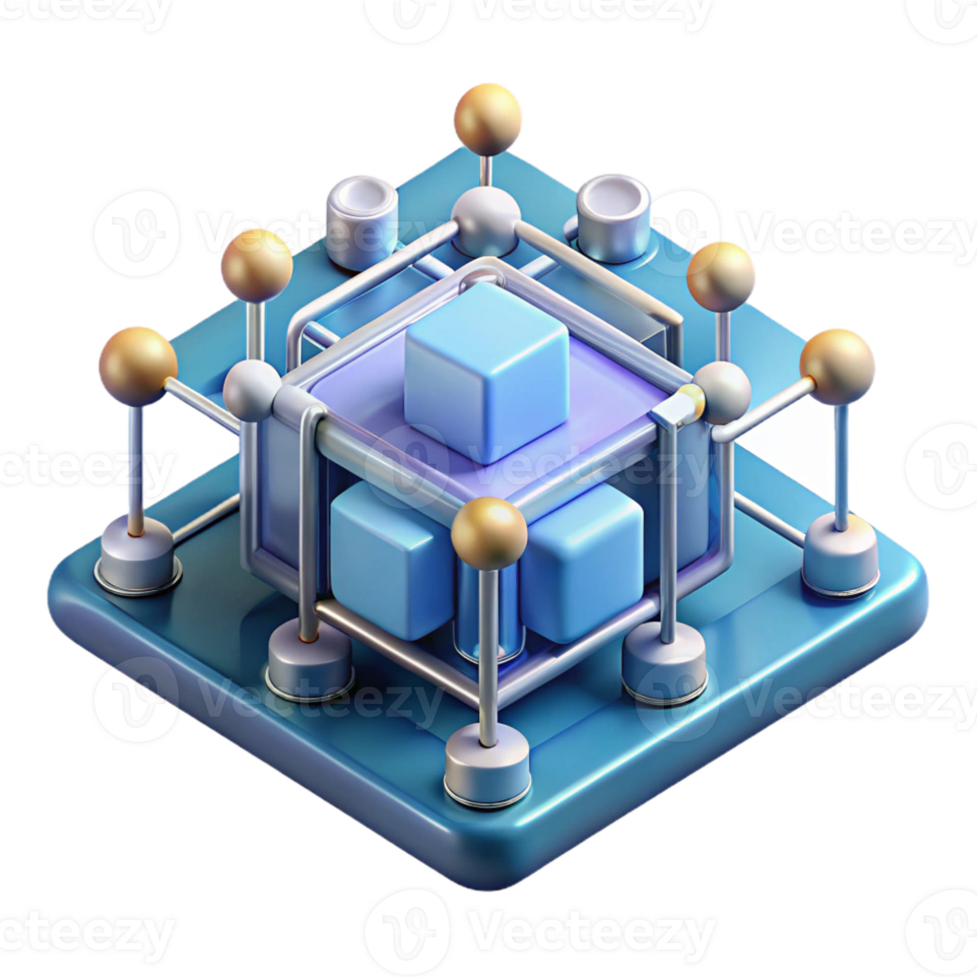 Magnificent Abstract A Quantum Computer Processing Data Complex Patterns Of Light Dark
