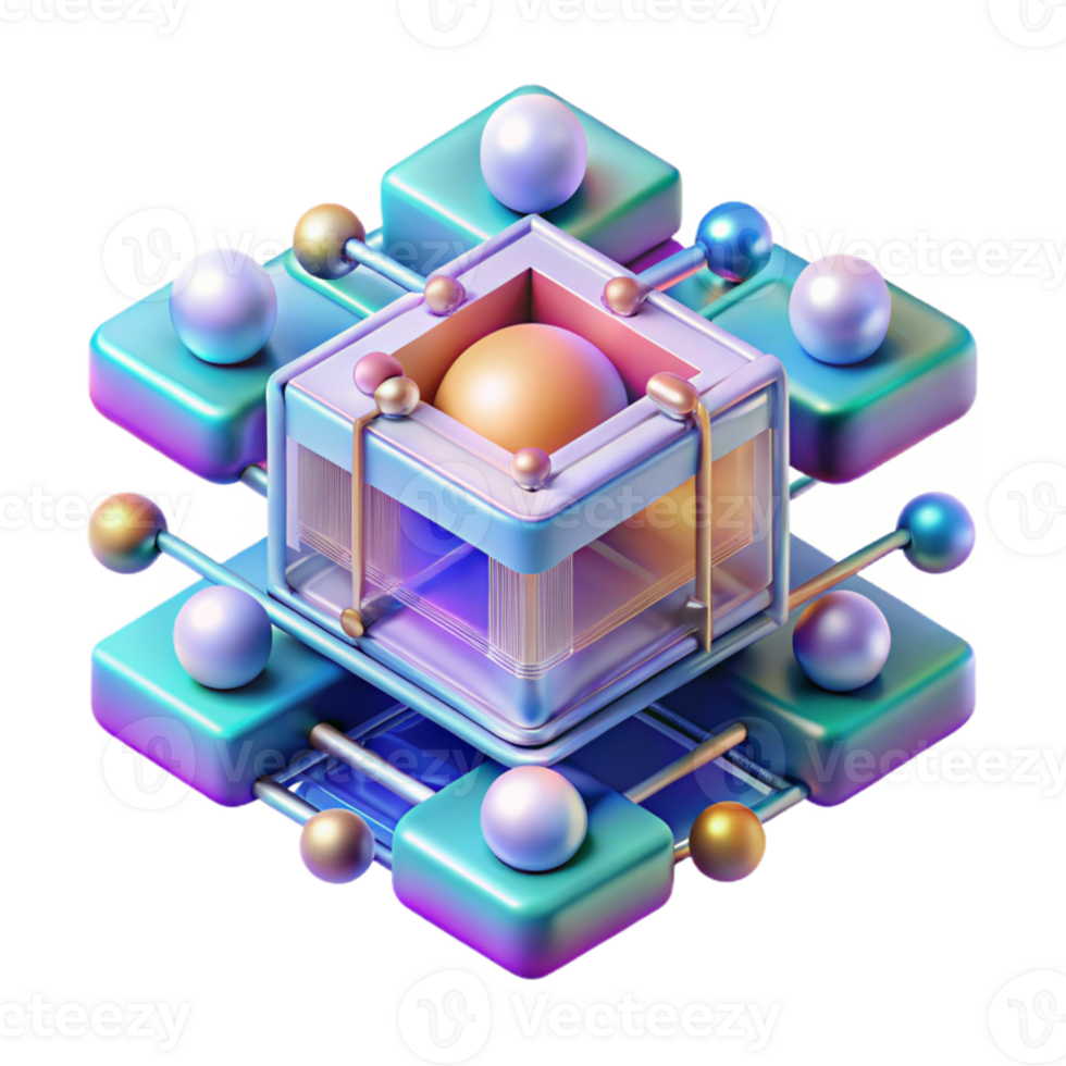 extraordinary classic A quantum computer processing complex data, abstract visualization of data ...