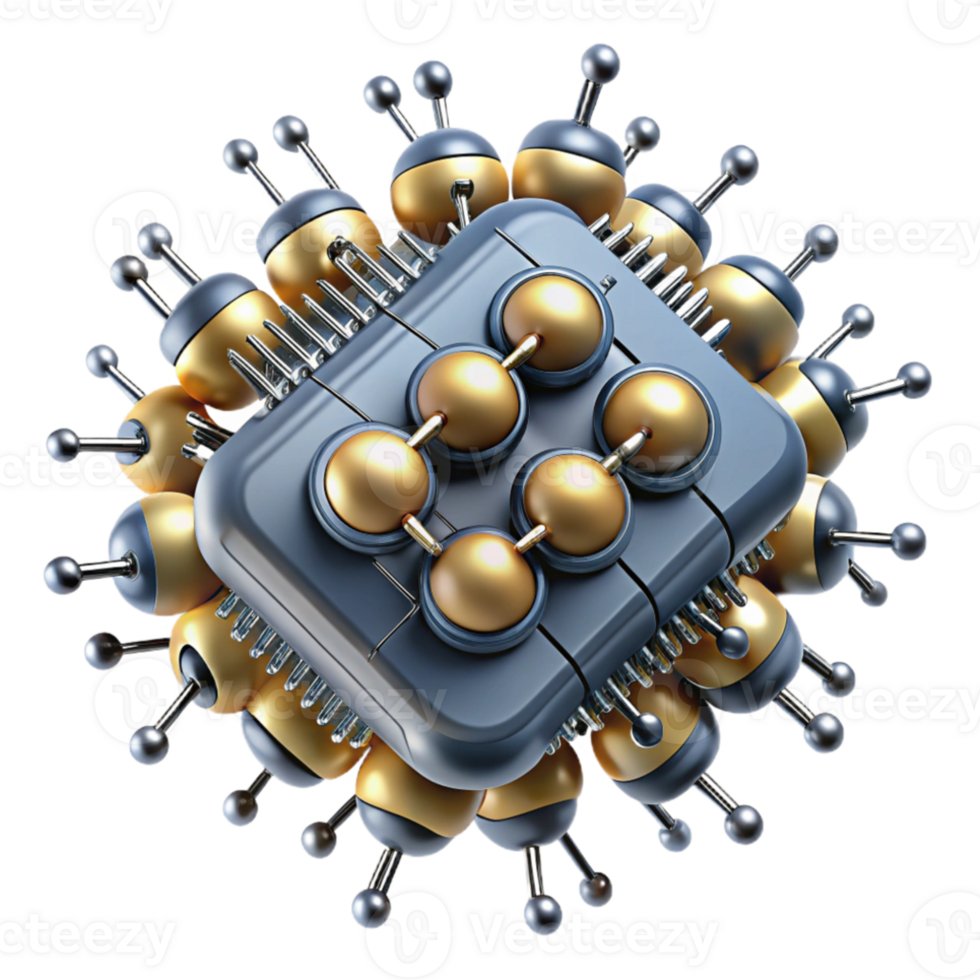 Impressive Vintage A Swarm Of Nanobots Assembling A Complex Microchip