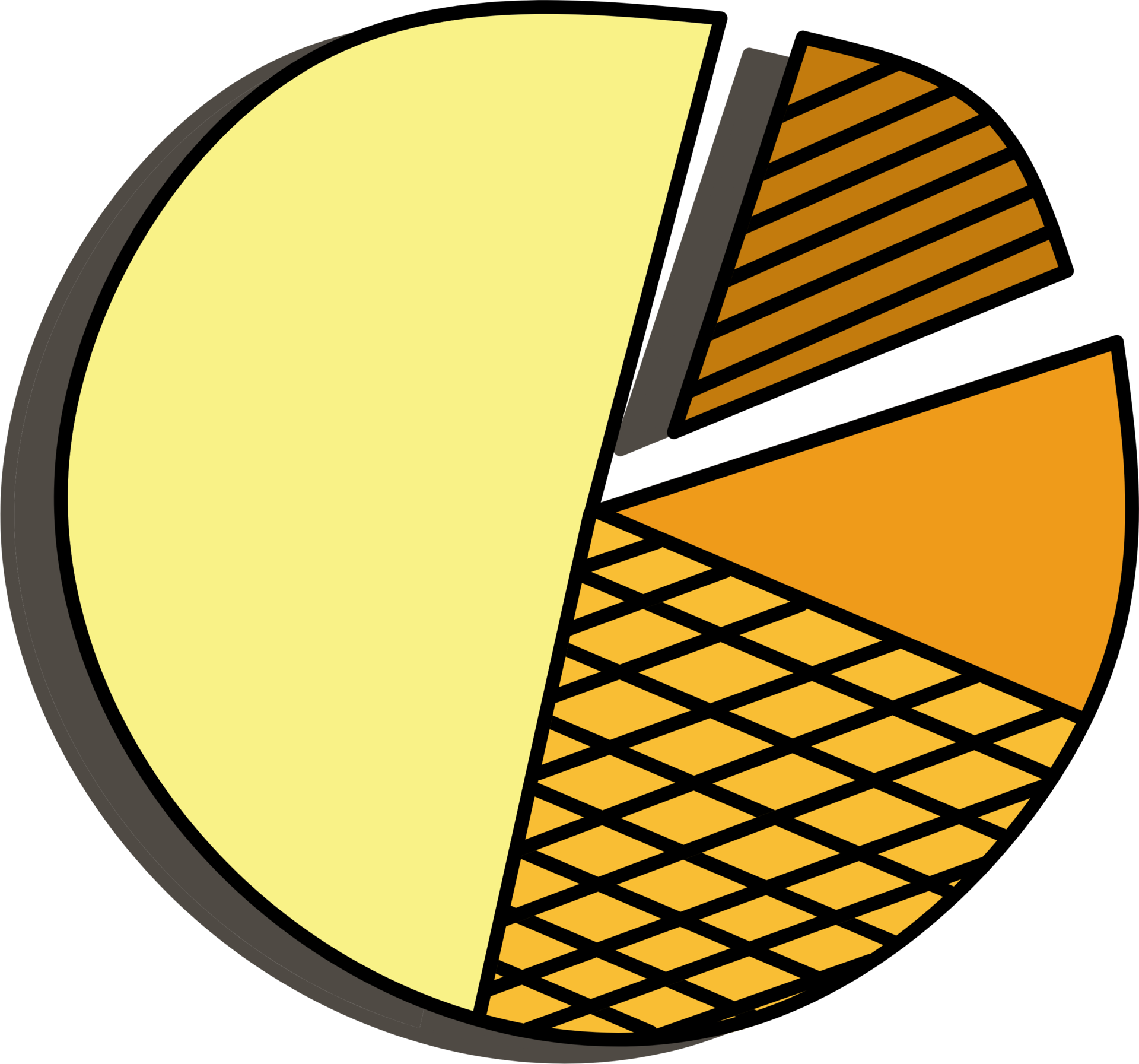 Simple Pie Chart 58701880 PNG