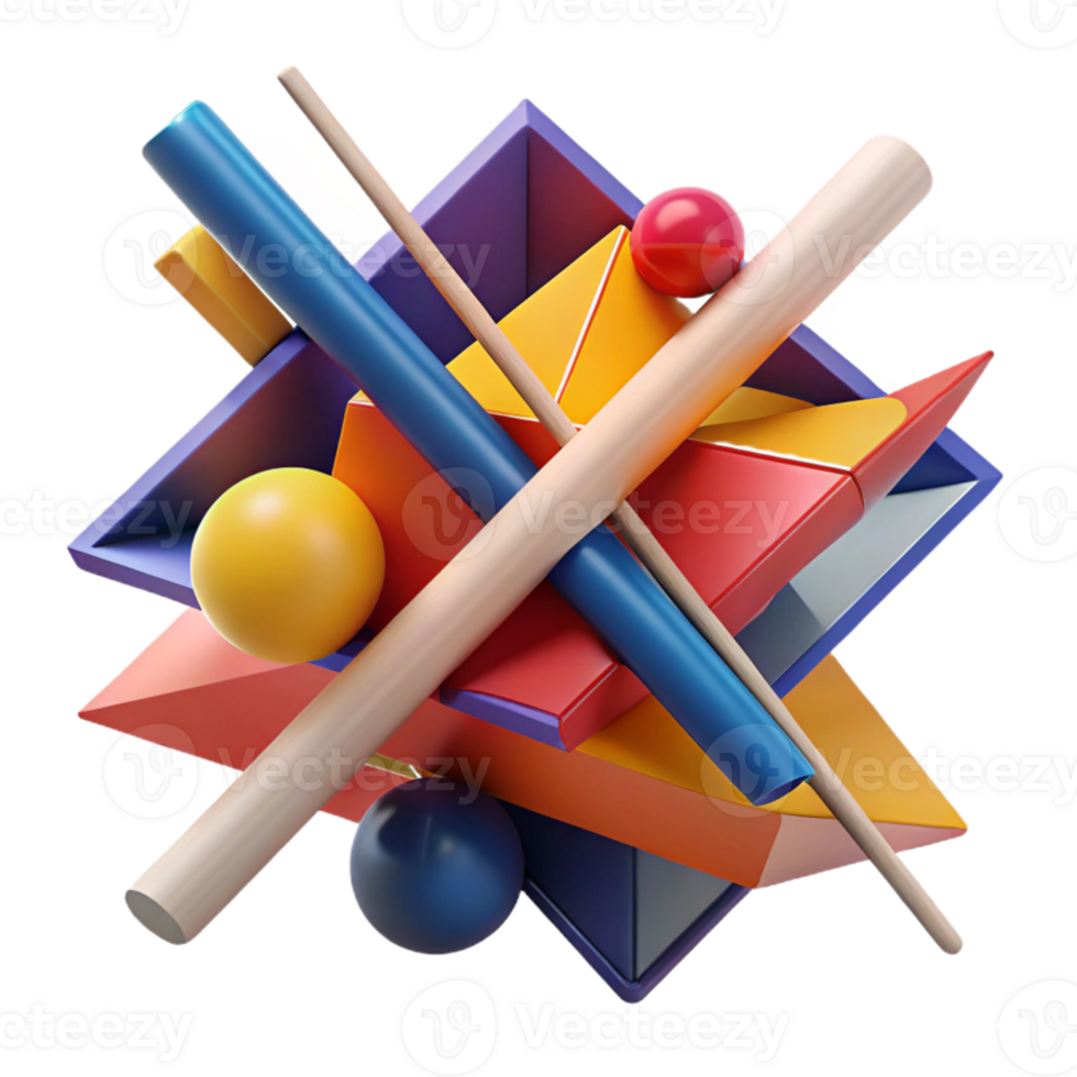 Dramatic Classic A Dynamic Composition Of Intersecting Lines And Planes With A Bold Color