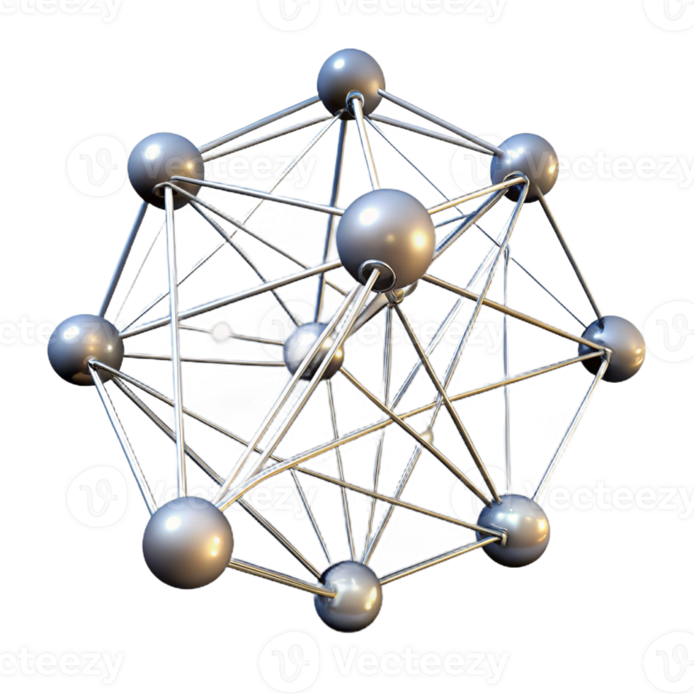 Stunning Abstract A Network Of Interconnected Data Nodes Pulsating With Light Intricate