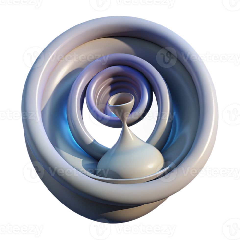 Serene Vintage An Abstract Representation Of Time Visualized As A