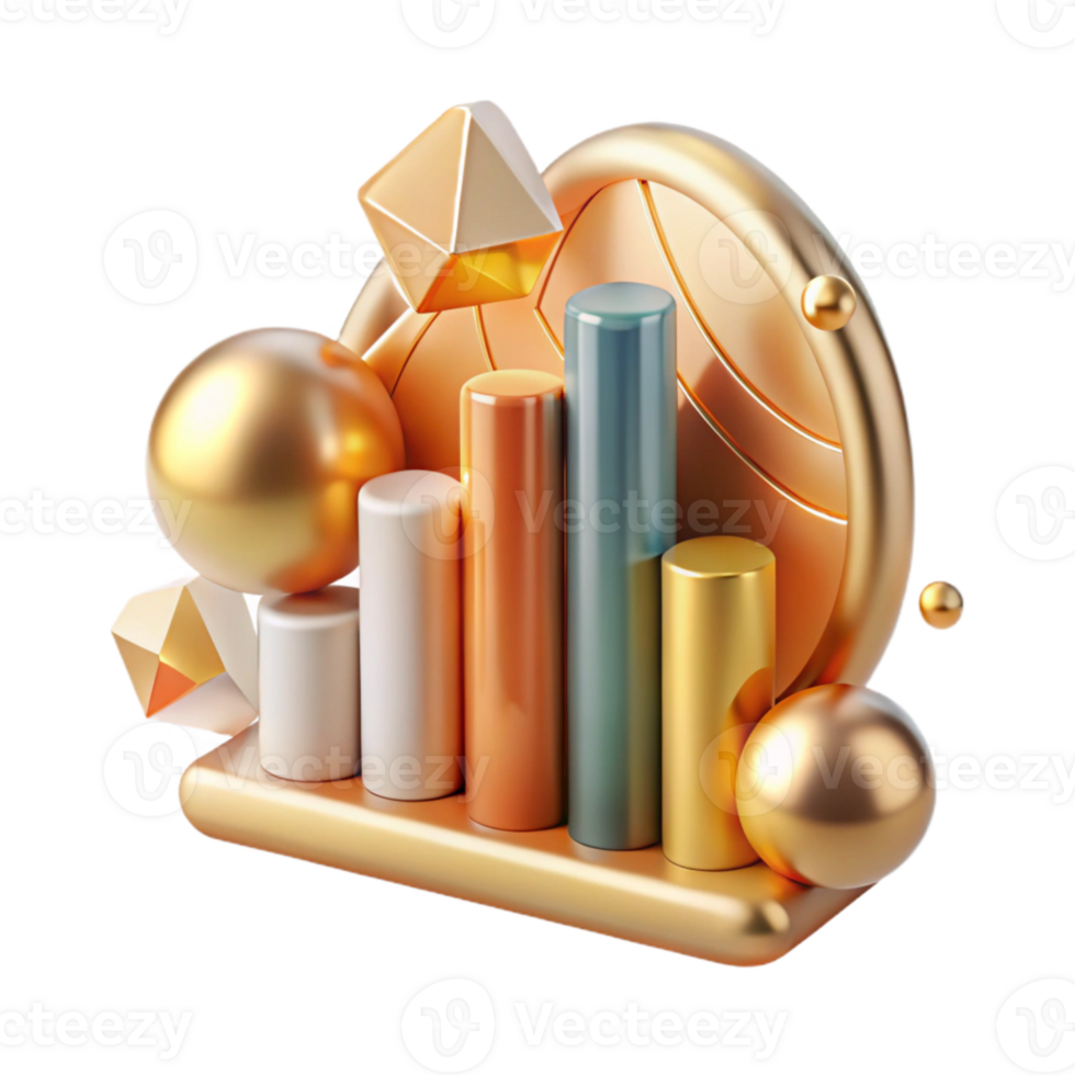 dramatic traditional Abstract Data Visualization Graph Transparent for Business Analytics high ...
