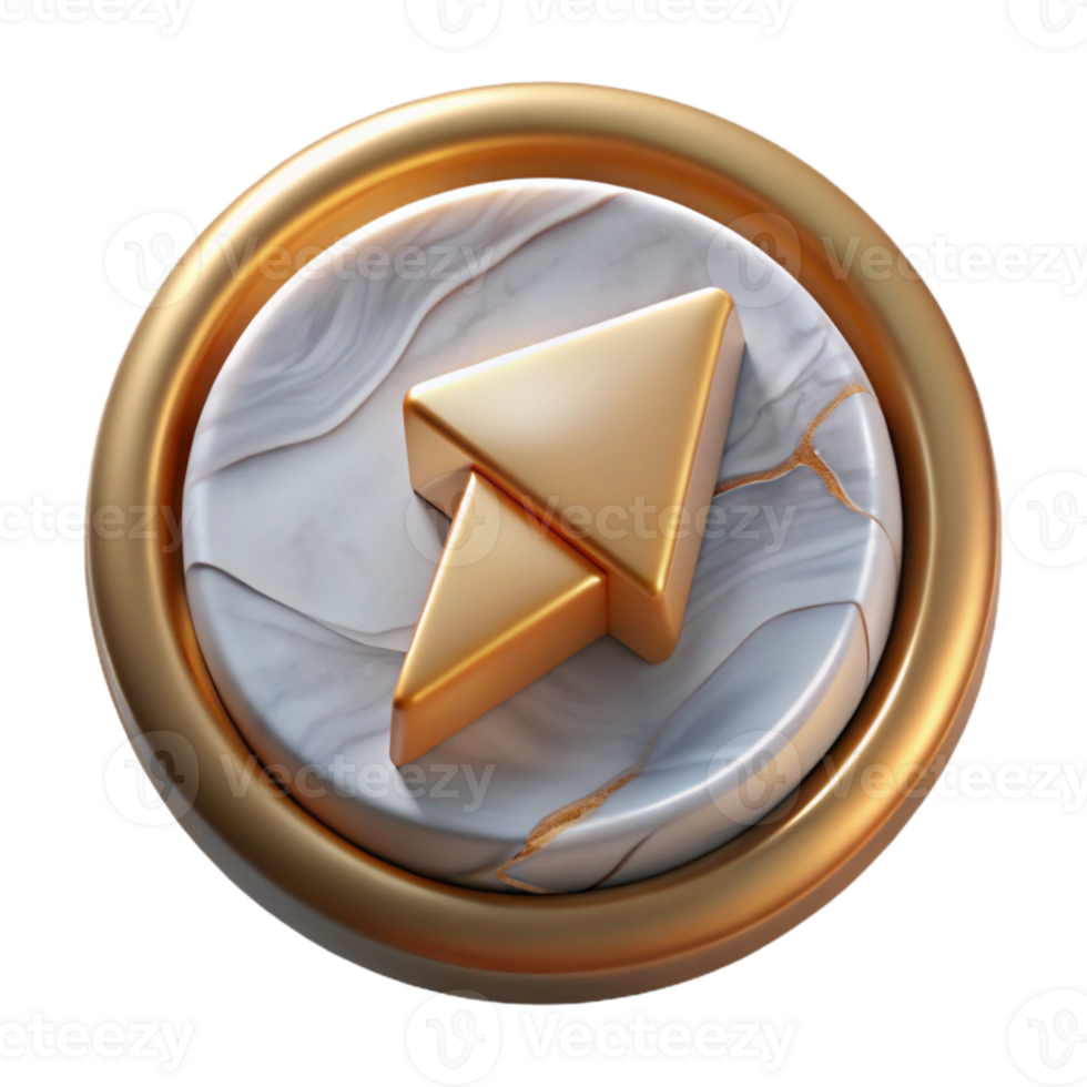 vibrant modern Navigation Button with Rotating Arrow Animation Cutout for Dynamic Ui high ...