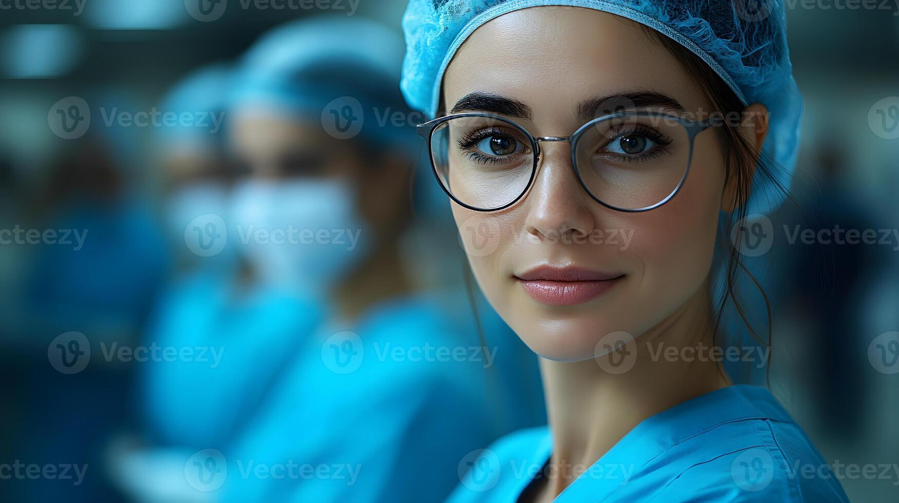 Healthcare workers using AI systems to prioritize emergency cases in an ...