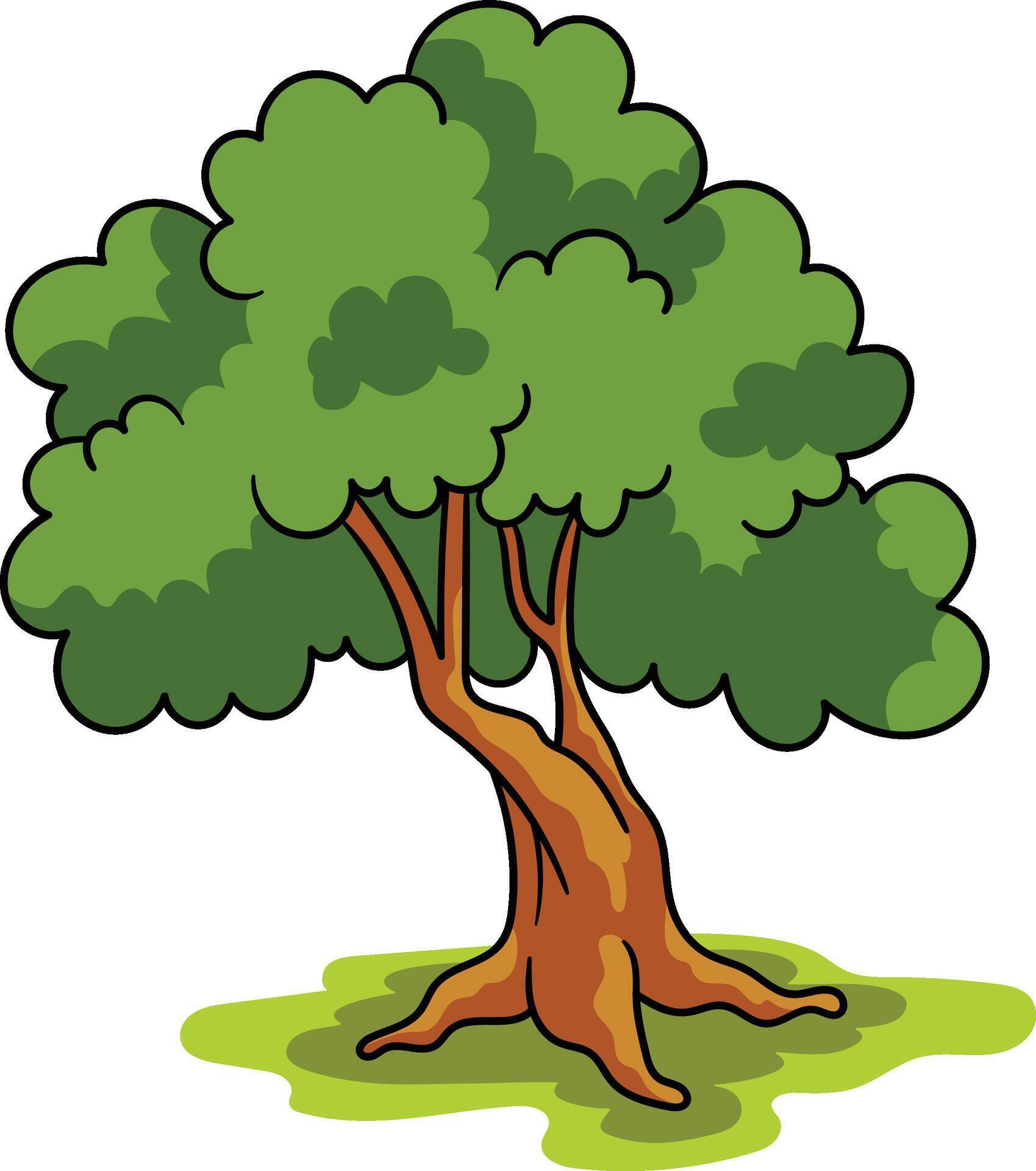 Majestic Green Tree Illustration 59012489 Vector Art at Vecteezy