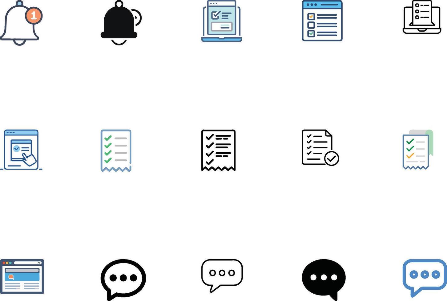 Messaging Icons Pack with High Quality Chat and Message Icons ...