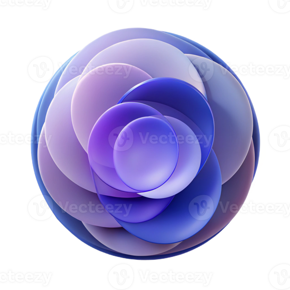 Beautiful Artistic A Series Of Overlapping Translucent Circles Creating A Sense Of Depth And