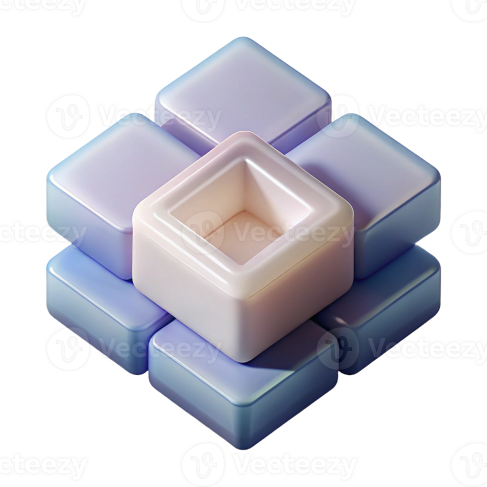 Extraordinary Abstract A Series Of Overlapping Translucent Squares Creating A Sense Of Depth