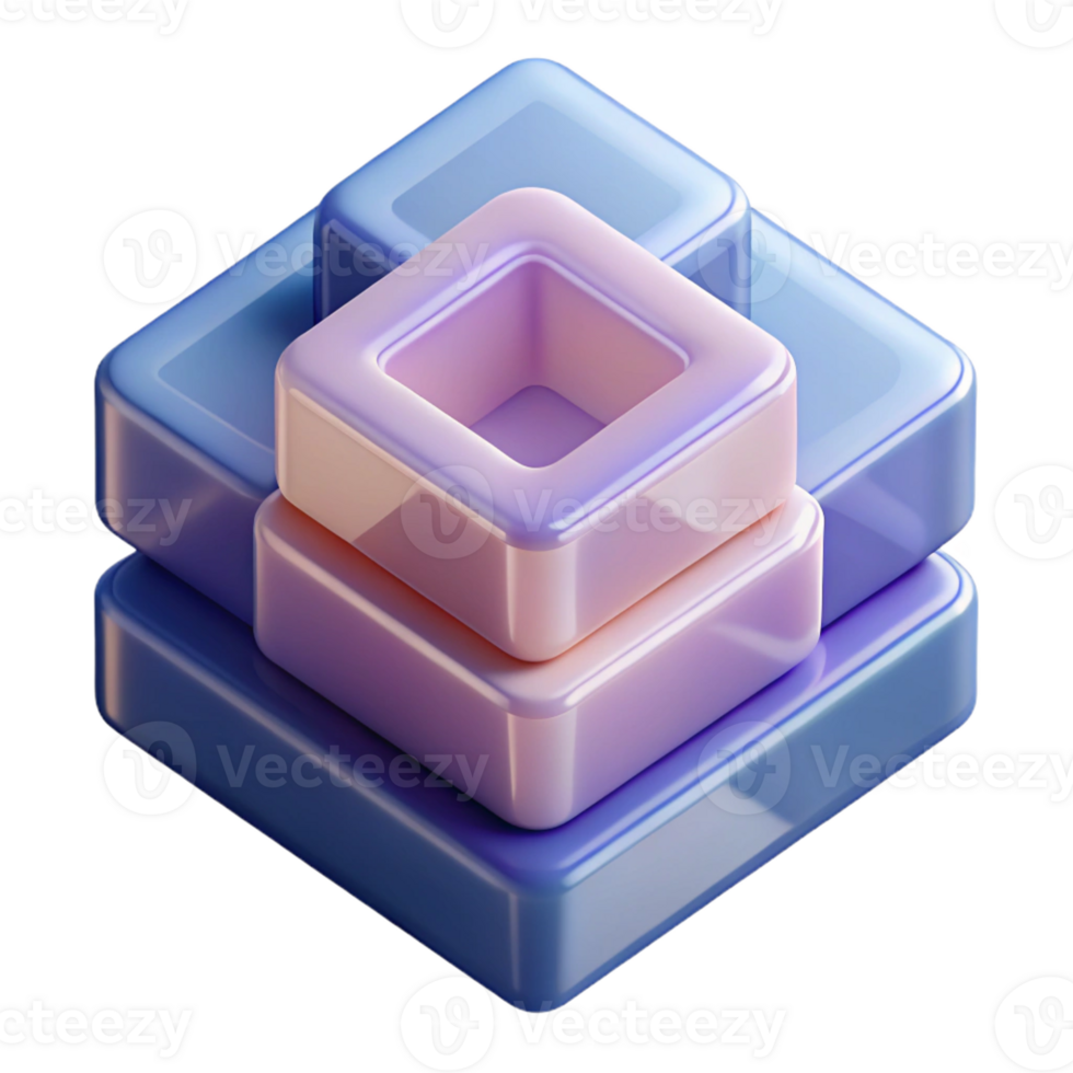 Serene Rustic A Series Of Overlapping Translucent Squares Creating A Sense Of Depth And