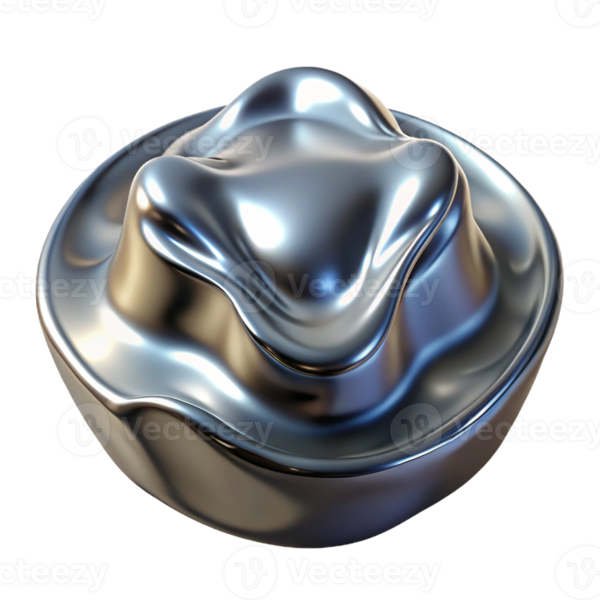 Dramatic Vintage A Rippling Surface Of Liquid Metal Reflecting A